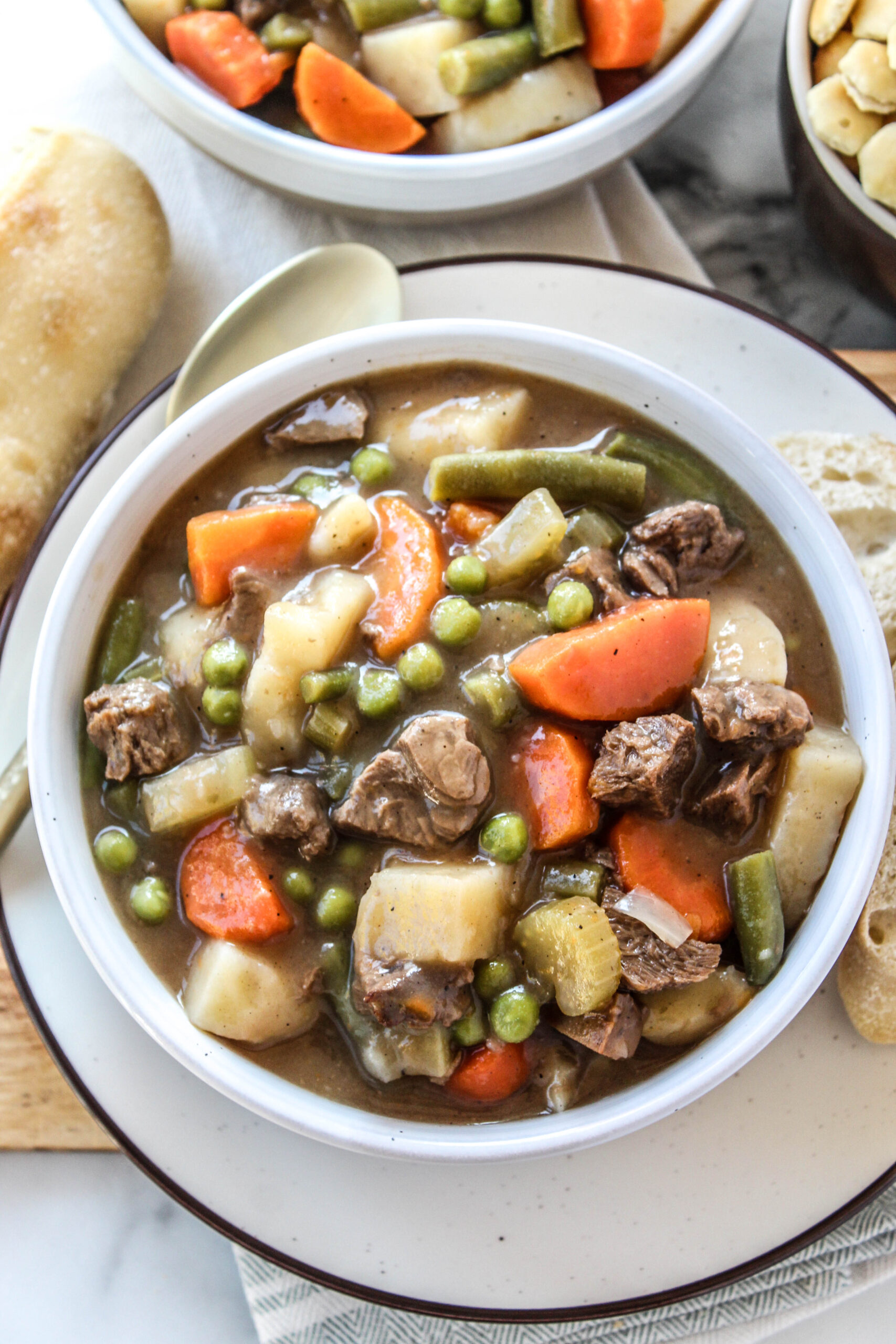 Vegetarian Beef Stew | Baking You Happier