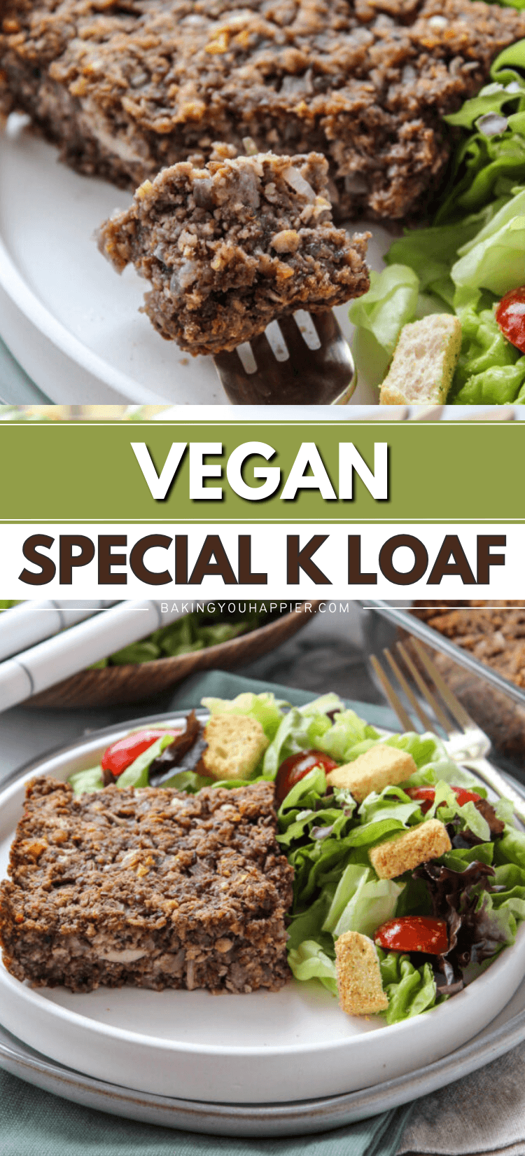 Vegan Special K Loaf - Baking You Happier