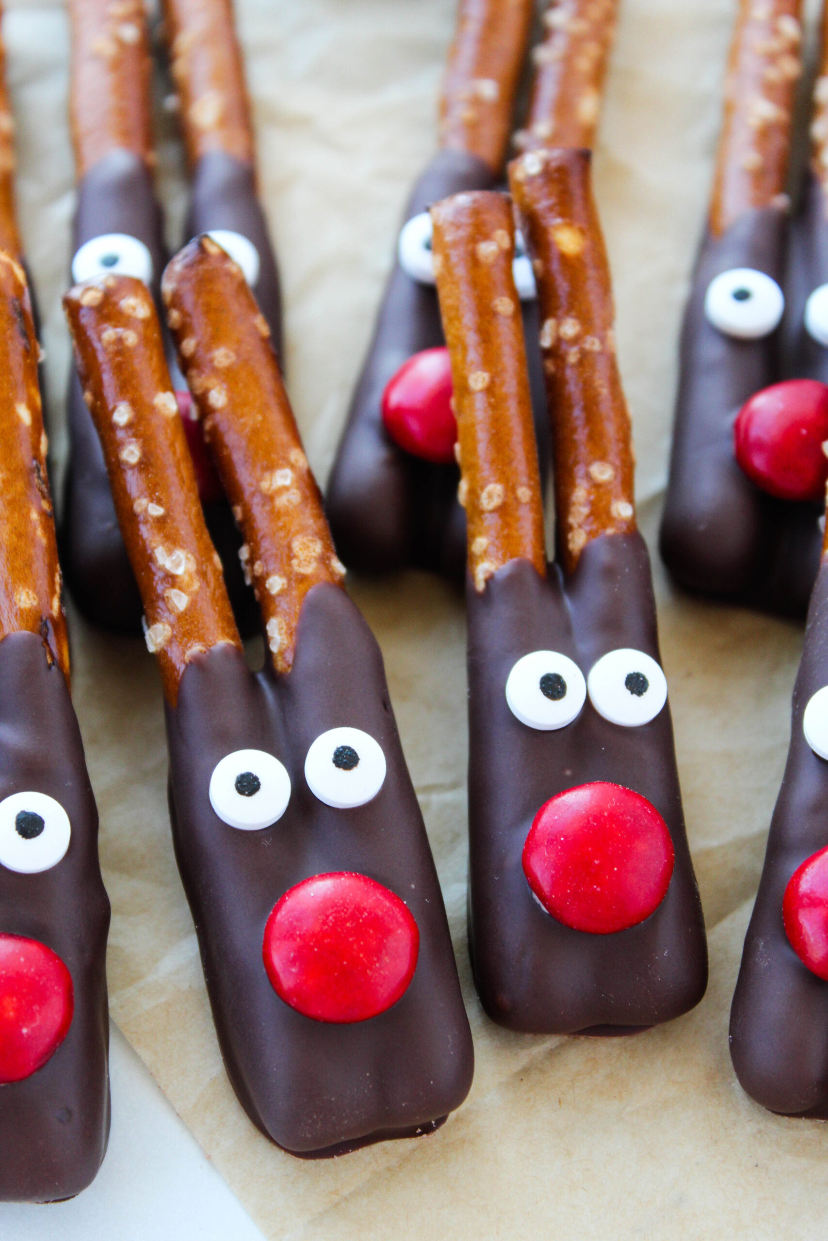 Reindeer Pretzels | Baking You Happier