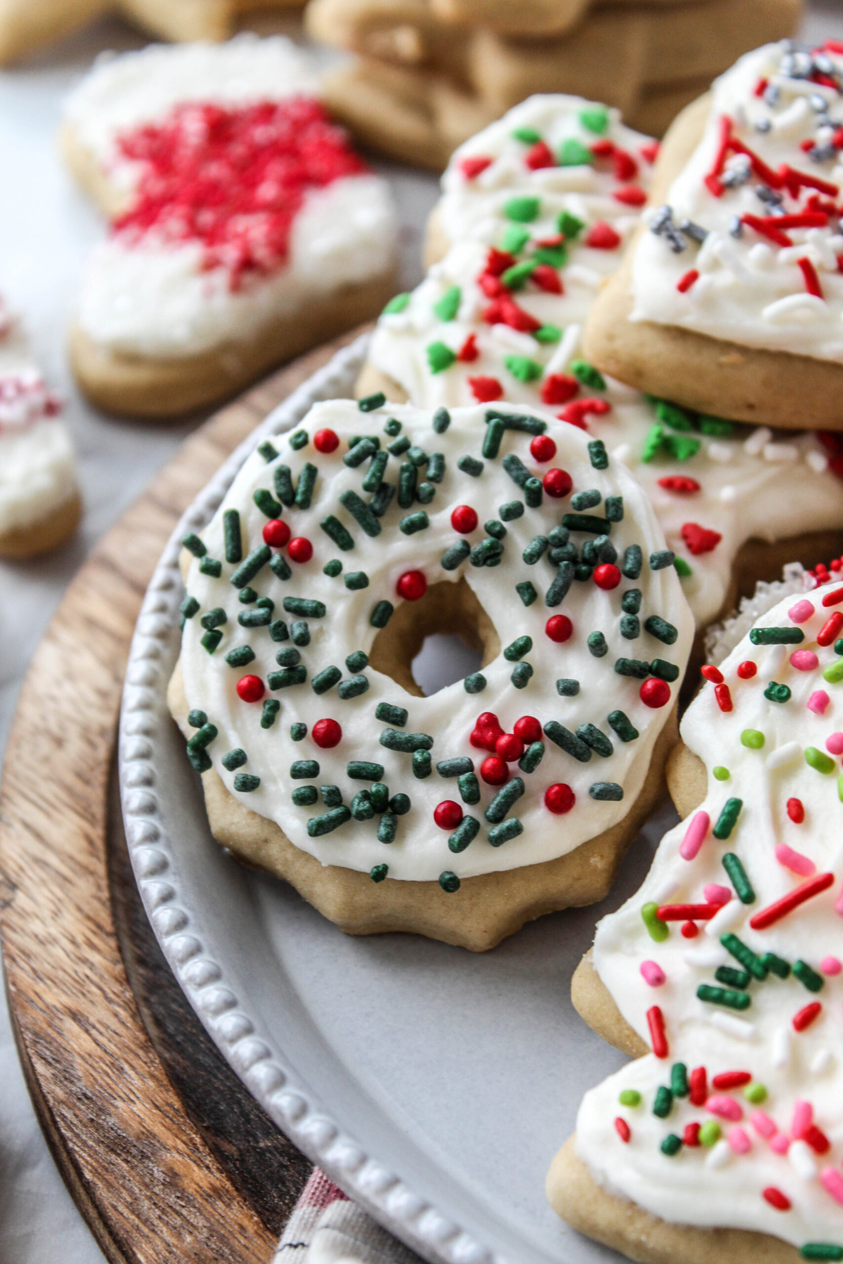 Best Soft Christmas Cutout Sugar Cookies - Baking You Happier