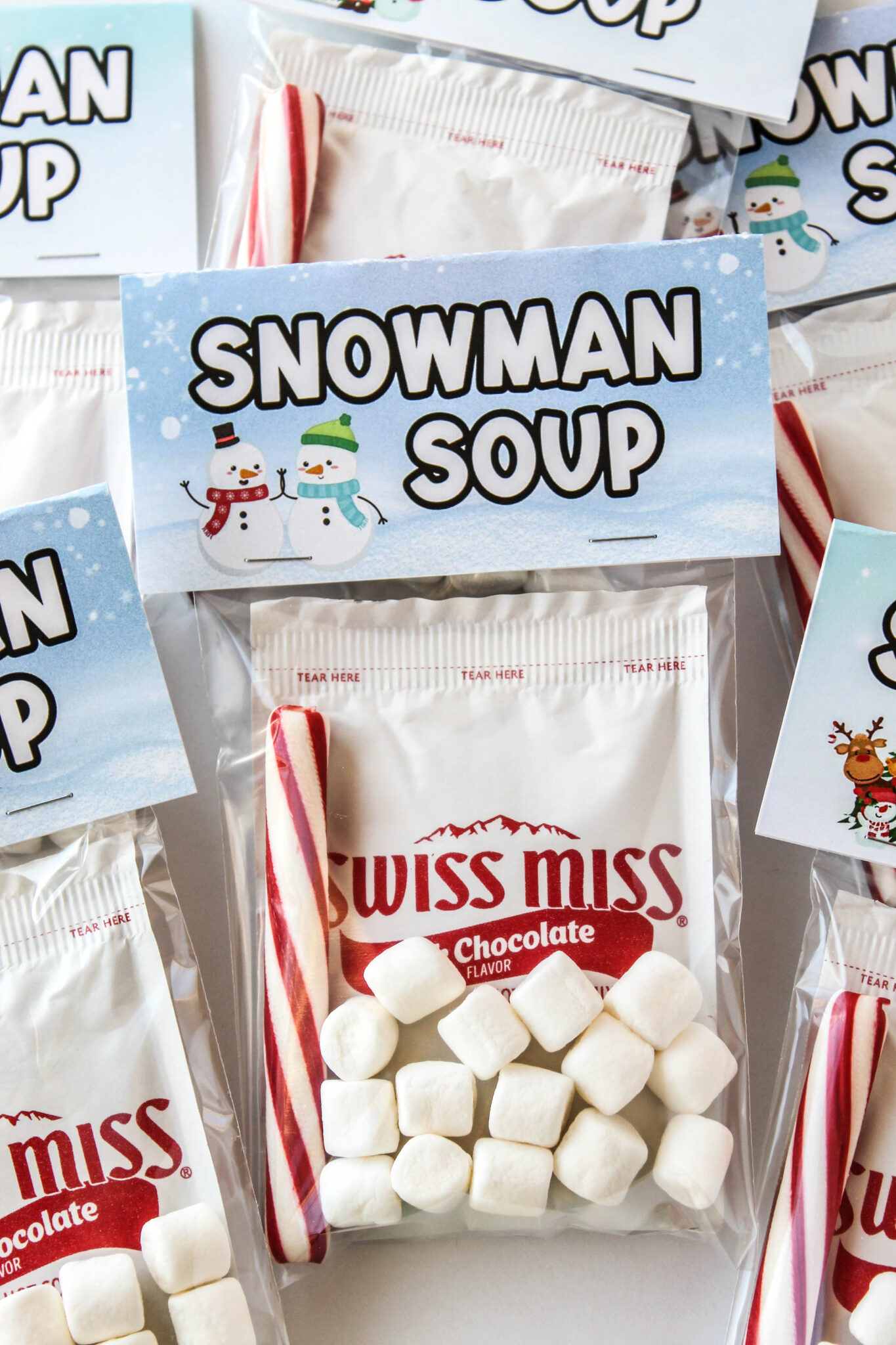 Free Printable Snowman Soup Bag Topper | Baking You Happier