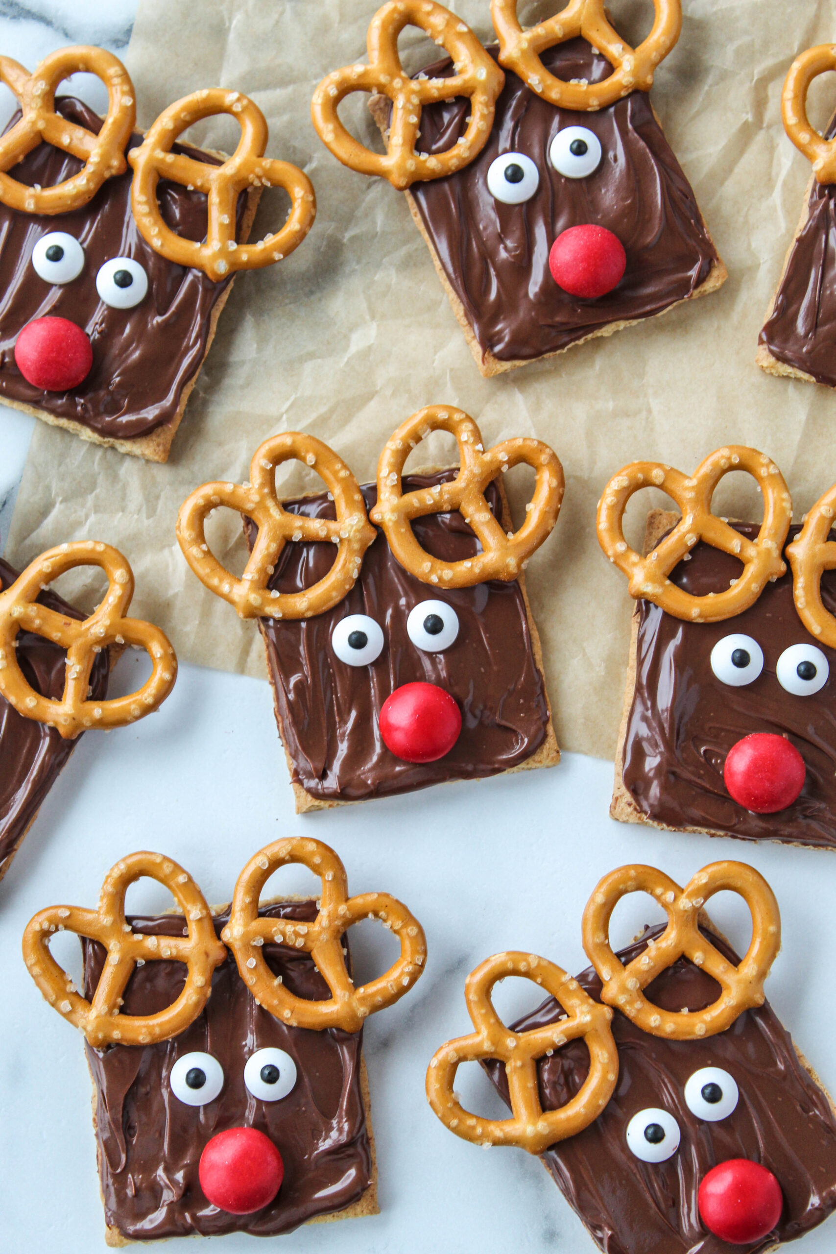 Reindeer Graham Crackers | Baking You Happier