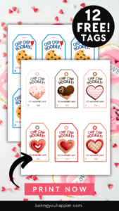 Free Printable Chip Chip Hooray Valentine Tags | Baking You Happier