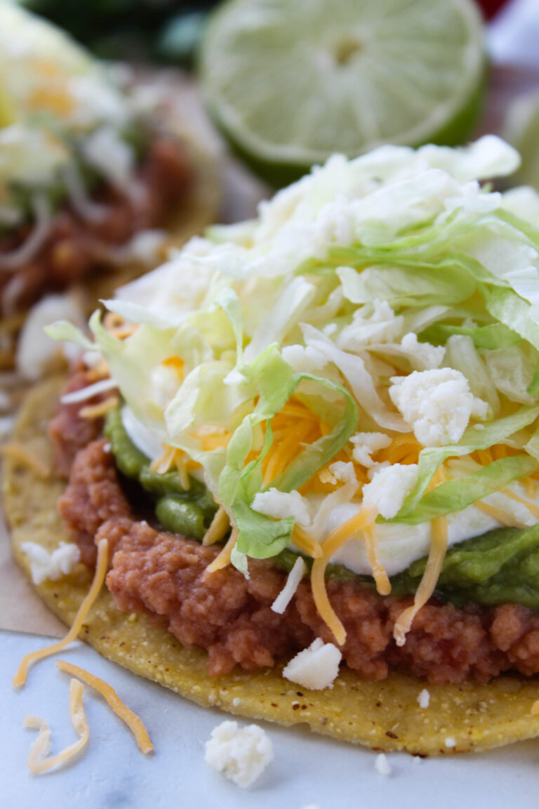 Vegetarian Tostadas - Baking You Happier