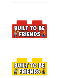 Free Printable Built to Be Friends LEGO Valentine Bag Topper - Baking ...