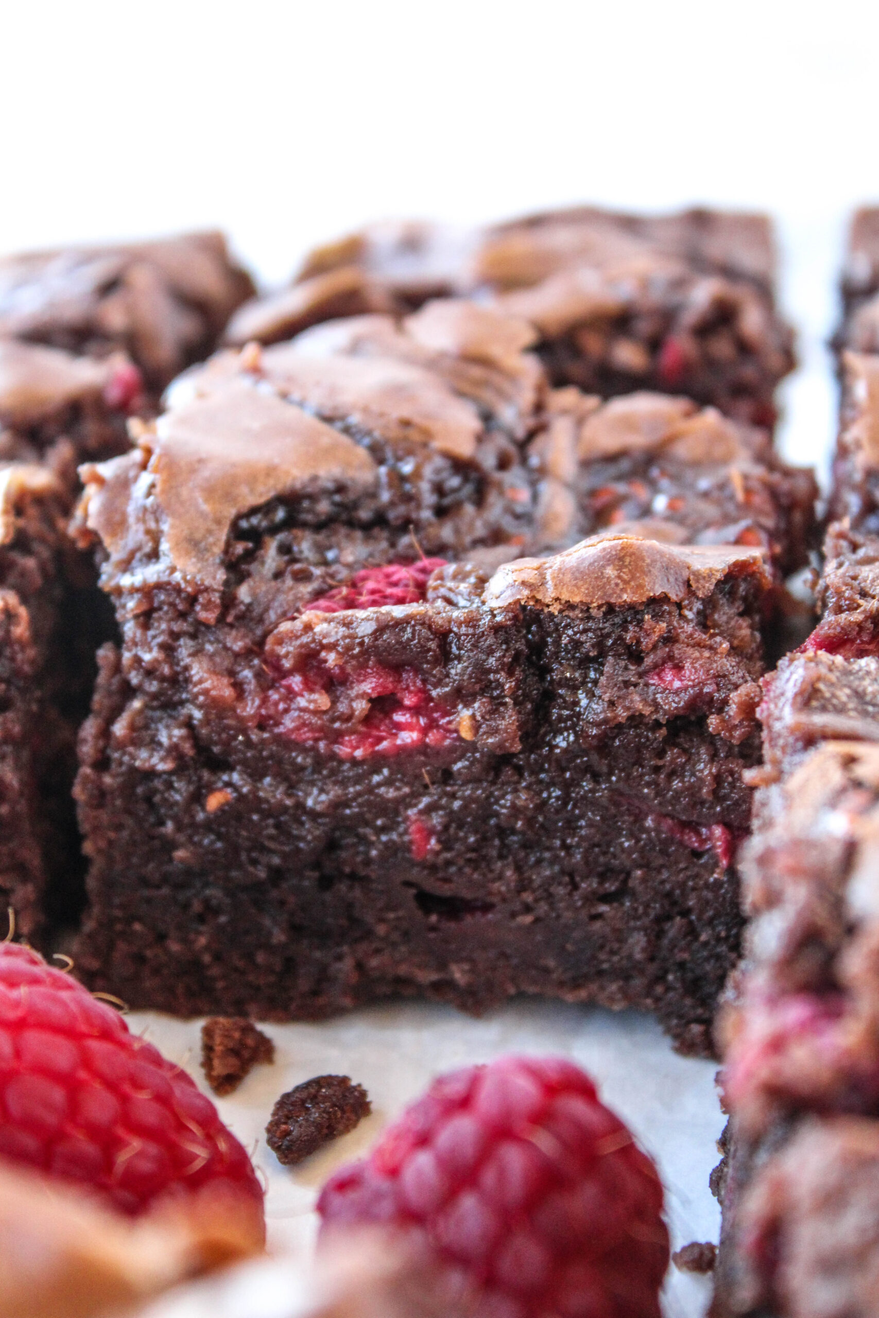 Raspberry Brownies | Baking You Happier