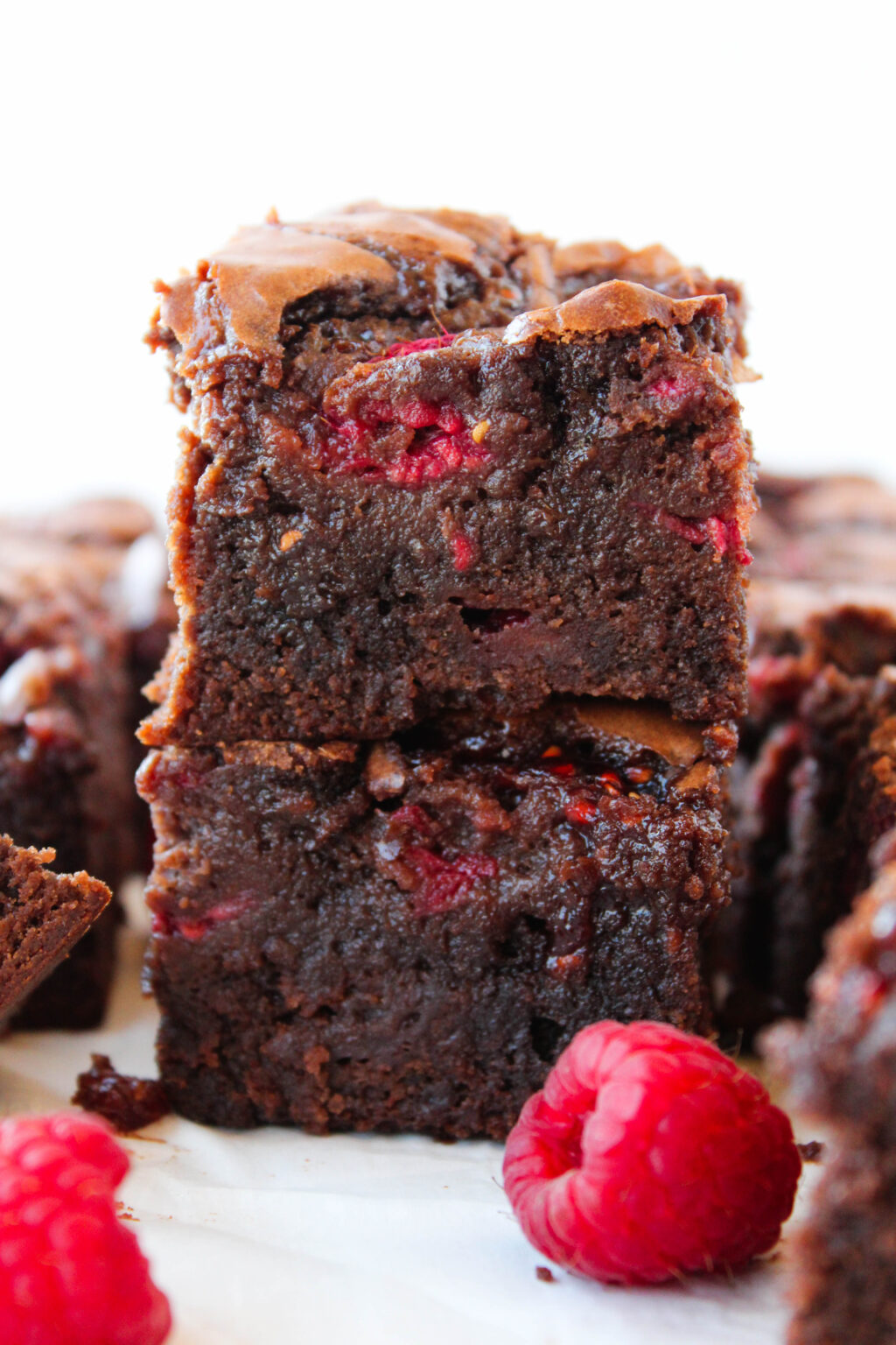 Raspberry Brownies | Baking You Happier