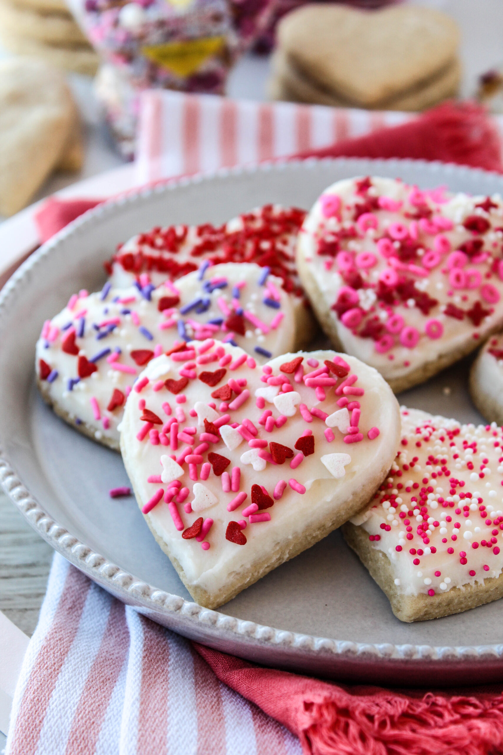 Valentine Sugar Cookies | Baking You Happier
