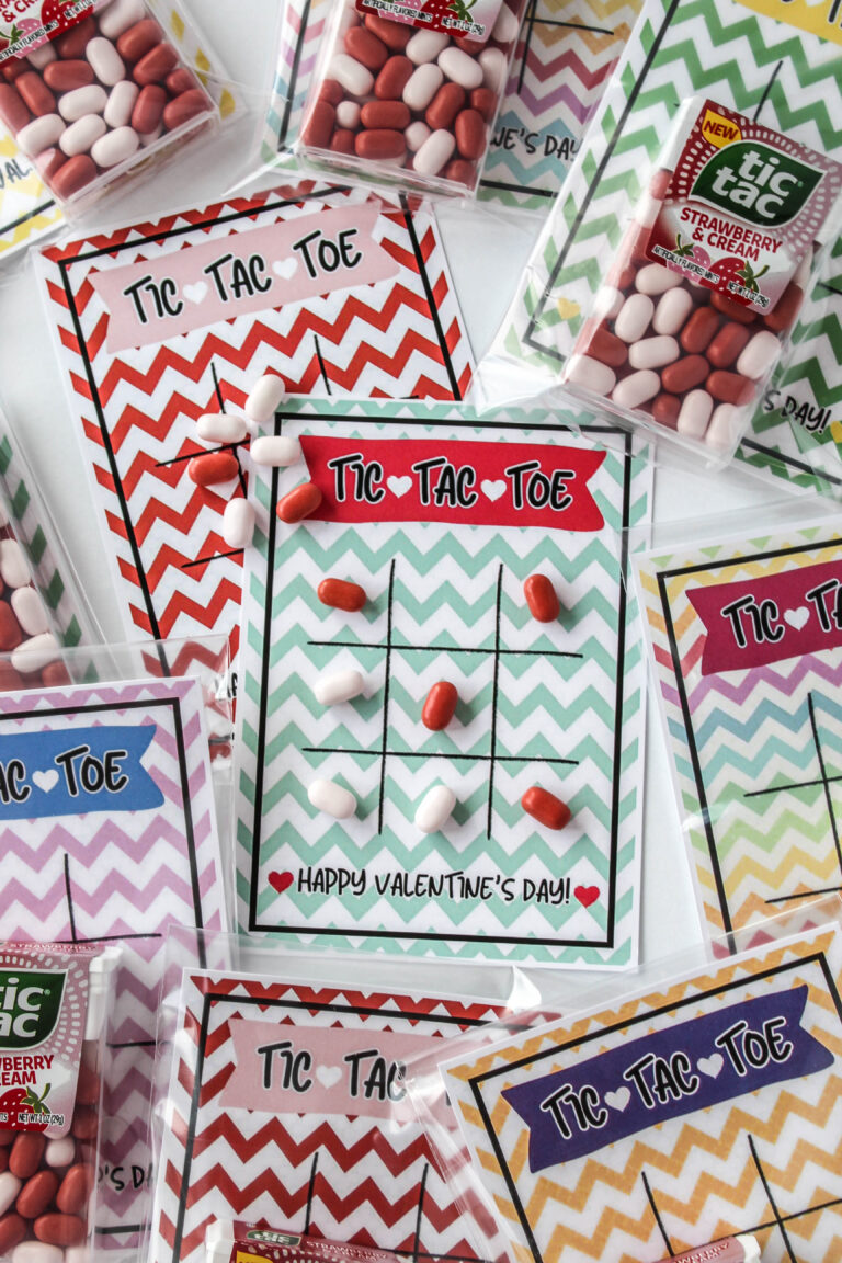 Free Printable Valentine's Day Tic Tac Toe | Baking You Happier