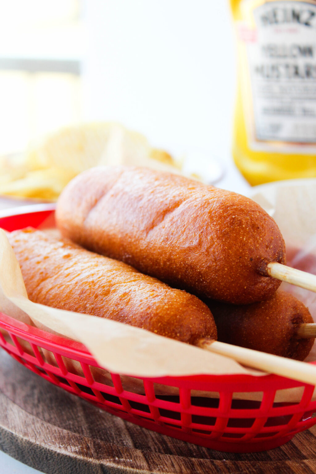 Homemade Vegetarian Corn Dogs | Baking You Happier