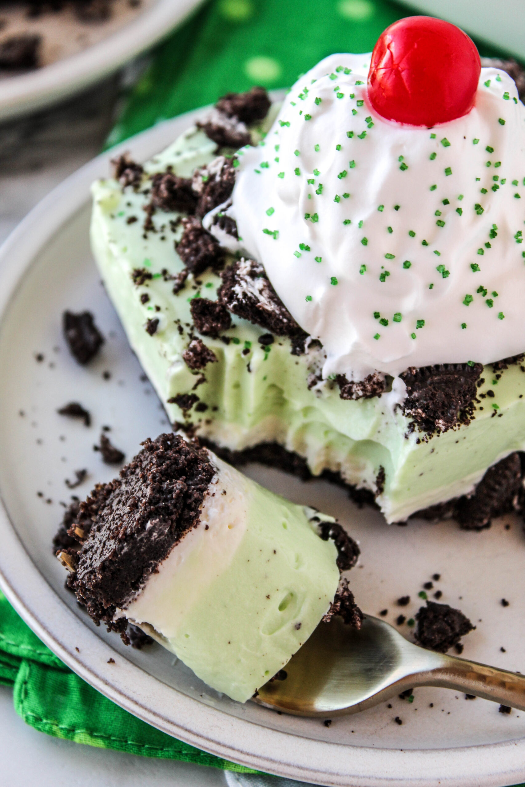 Shamrock Shake Lasagna | Baking You Happier