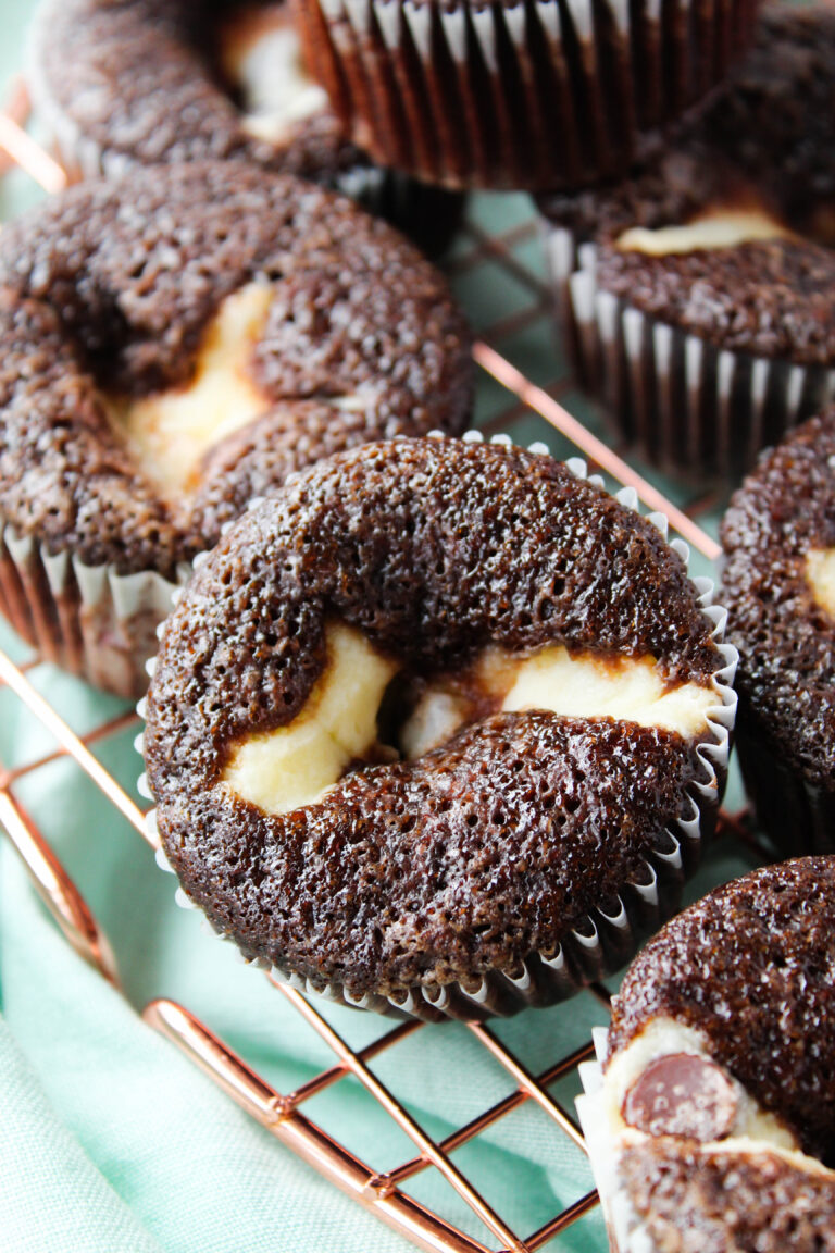 Black Bottom Cupcakes - Baking You Happier