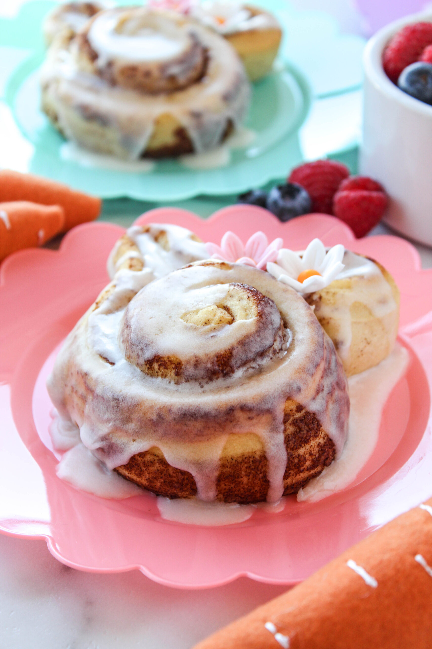 Easter Bunny Cinnamon Rolls | Baking You Happier