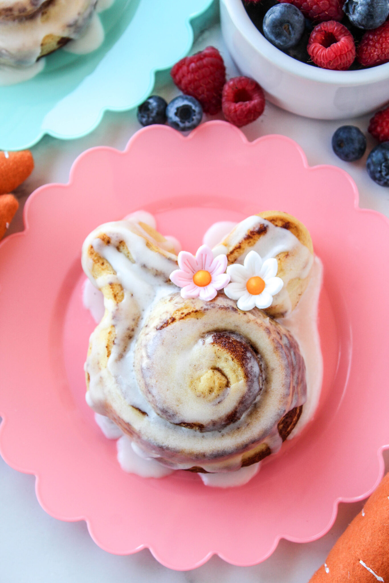 Easter Bunny Cinnamon Rolls | Baking You Happier