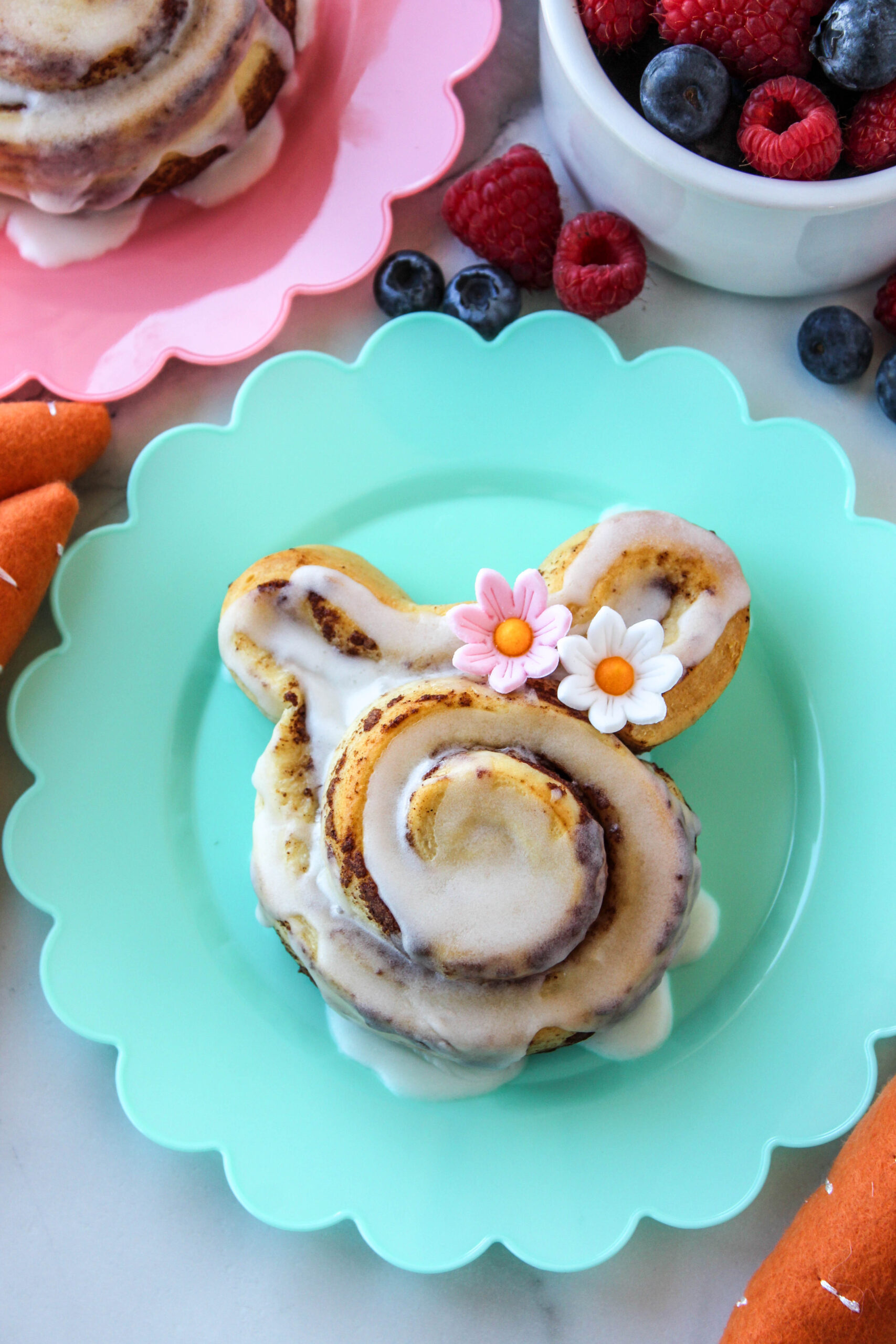 Easter Bunny Cinnamon Rolls | Baking You Happier