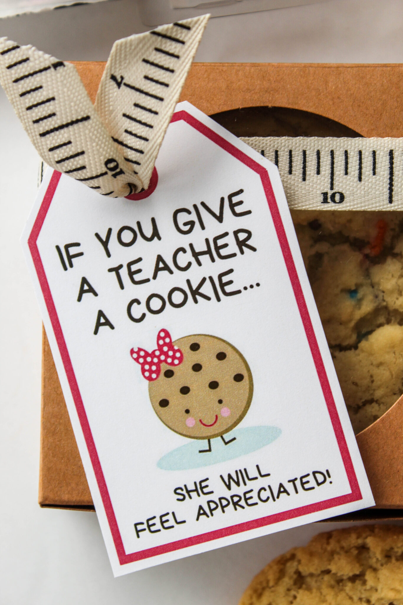 If You Give a Teacher a Cookie Free Printable Teacher Appreciation Gift ...