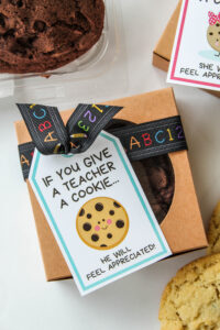 If You Give a Teacher a Cookie Free Printable Teacher Appreciation Gift ...