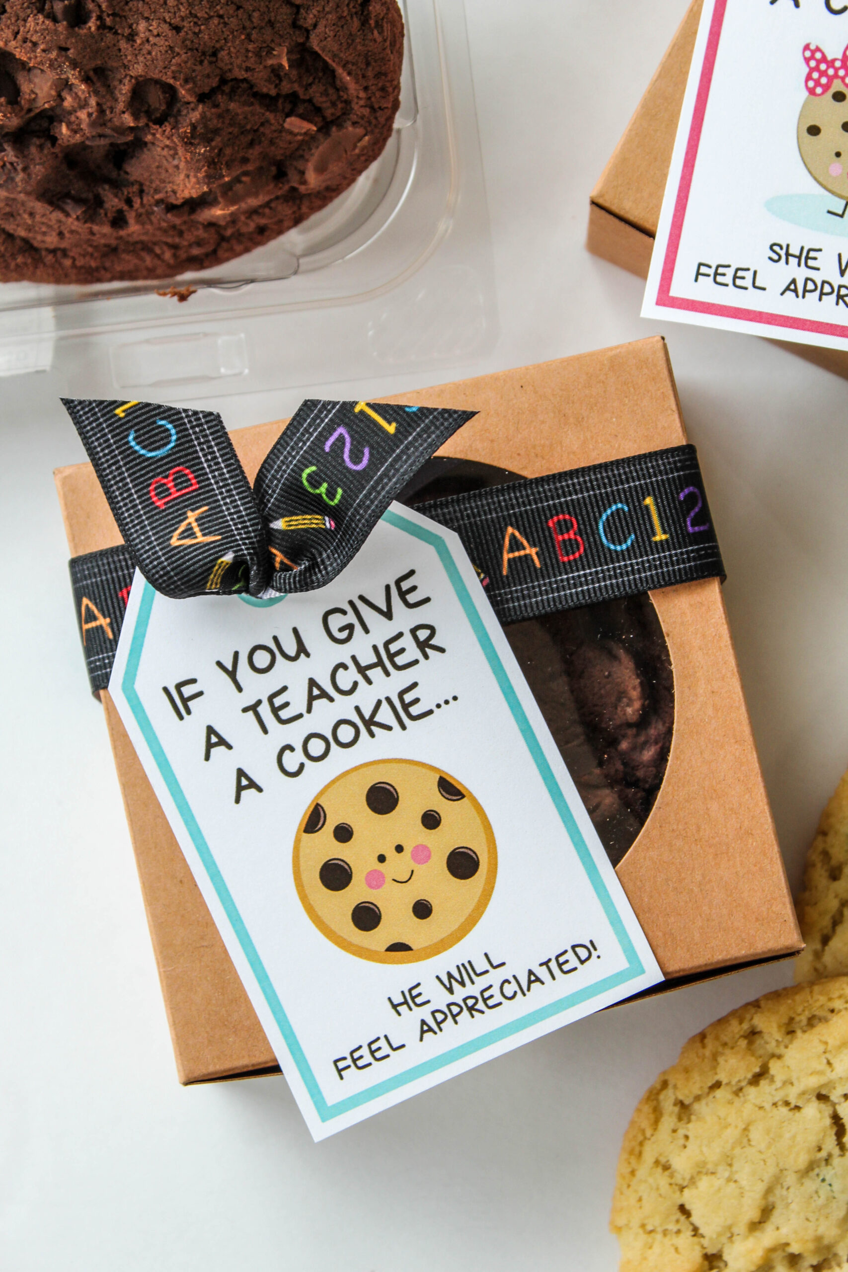 If You Give a Teacher a Cookie Free Printable Teacher Appreciation Gift ...