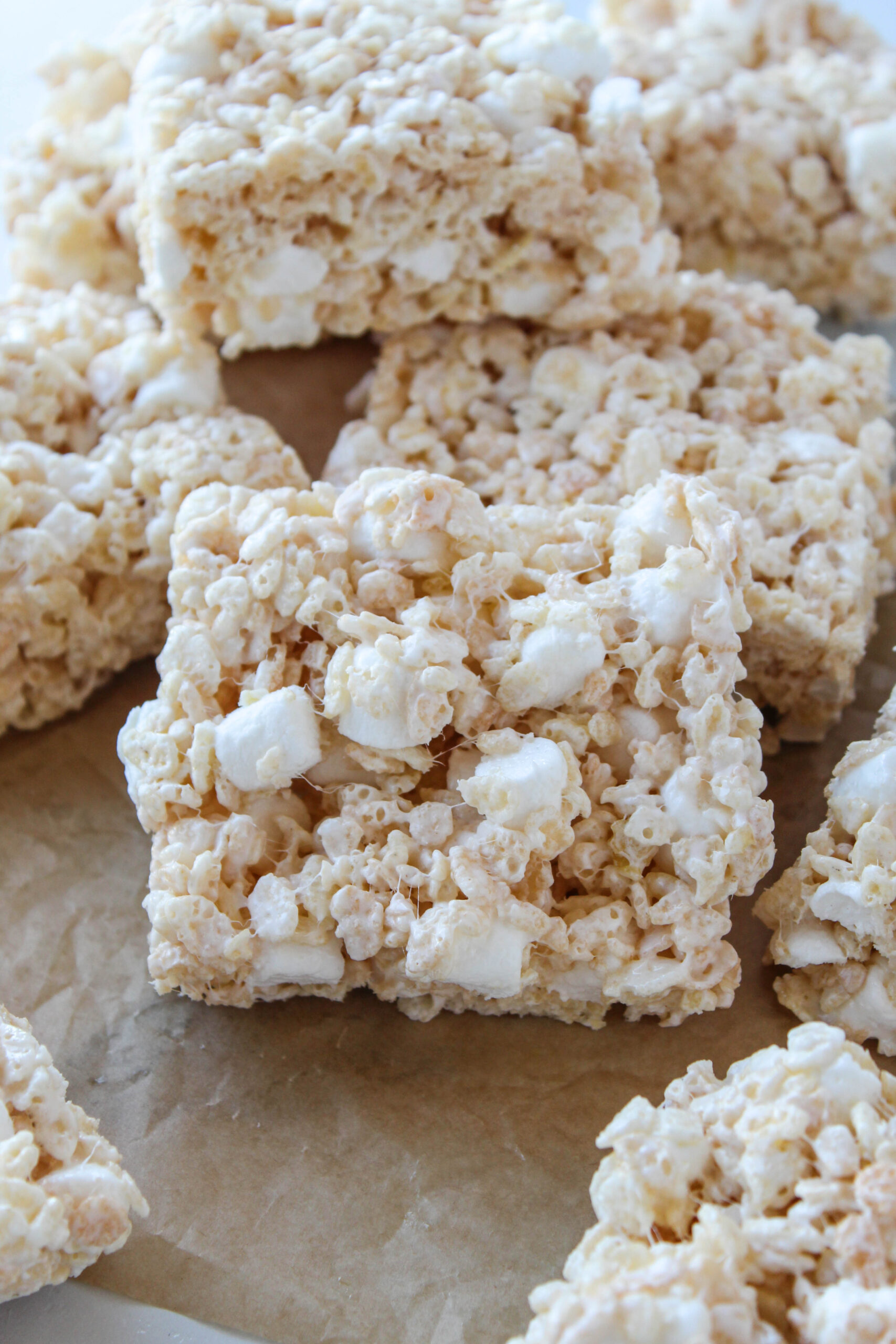 Marshmallow Rice Krispie Treats - Baking You Happier