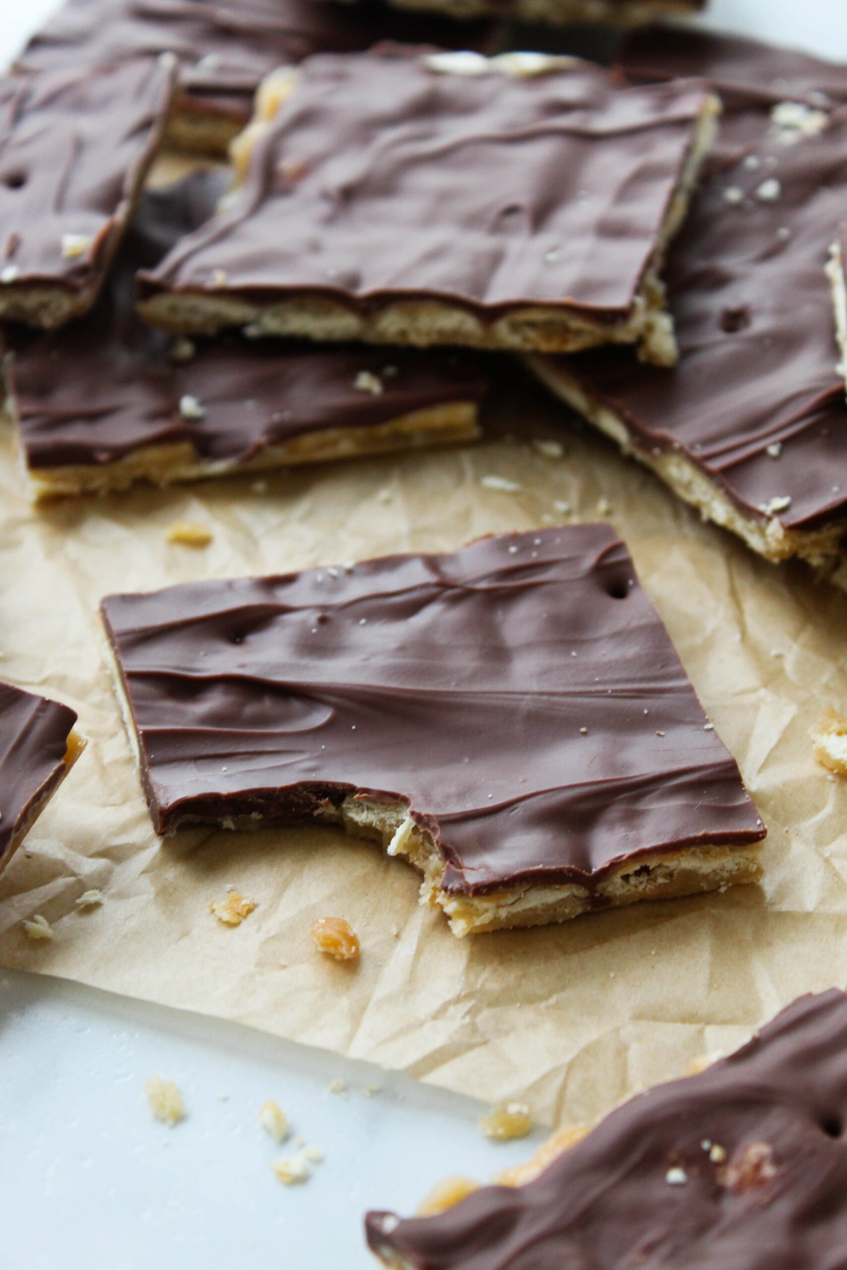 Saltine Toffee | Baking You Happier