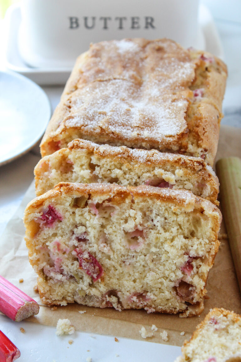 Rhubarb Bread | Baking You Happier