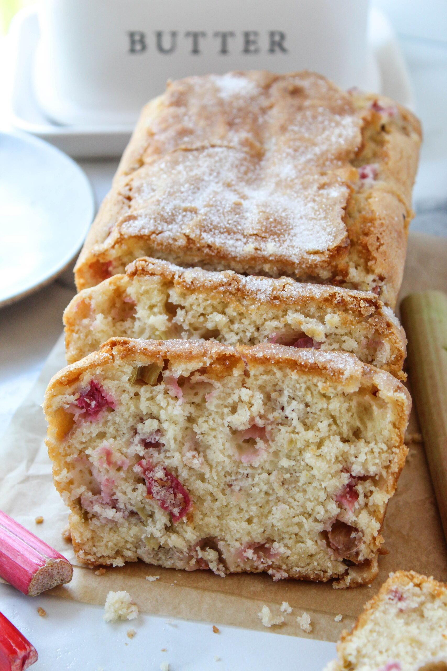 Rhubarb Bread | Baking You Happier