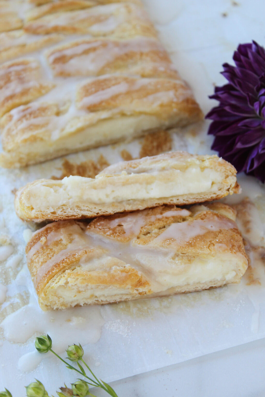 Easy Cream Cheese Strudel | Baking You Happier