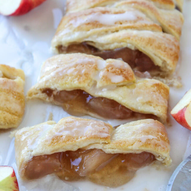 Easy Apple Strudel - Baking You Happier