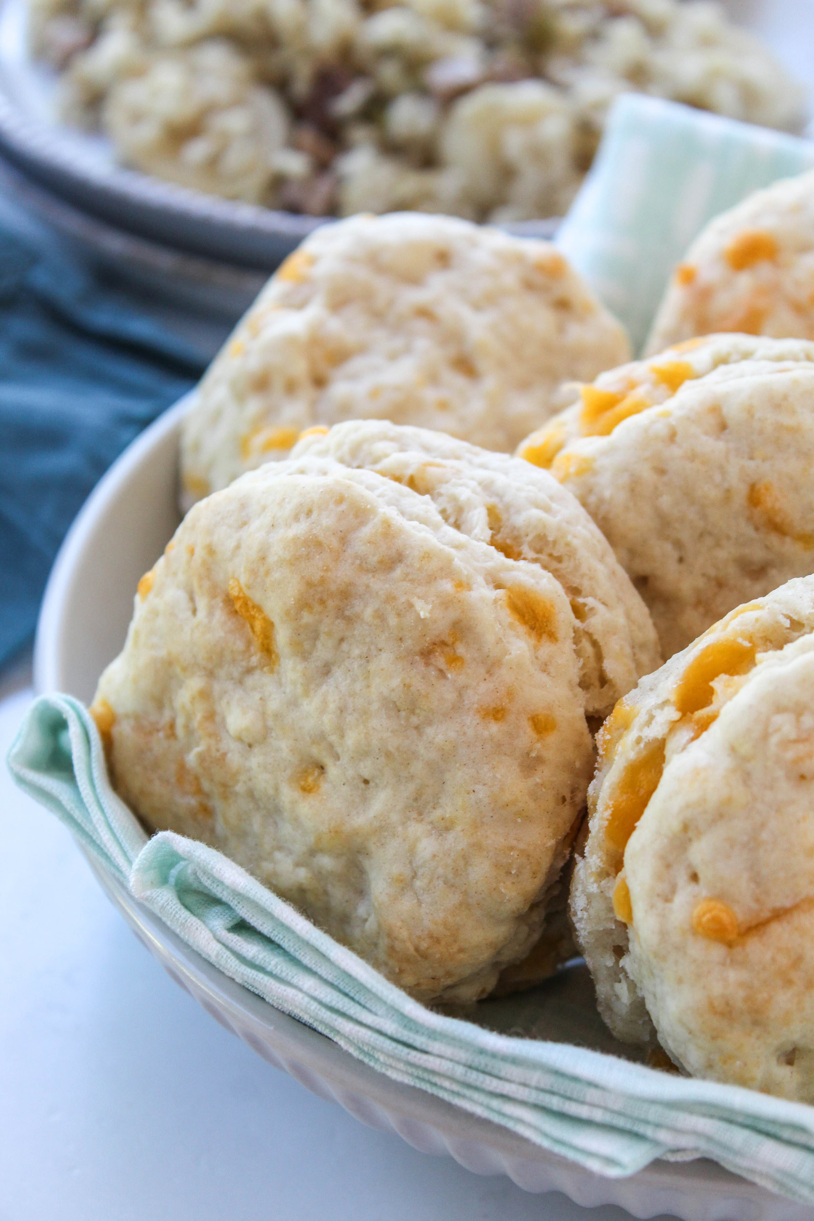 Homemade Cheddar Biscuits | Baking You Happier