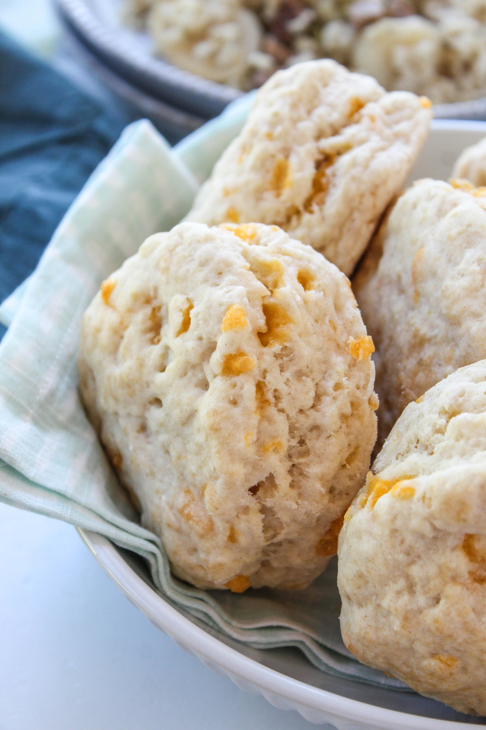 Homemade Cheddar Biscuits | Baking You Happier