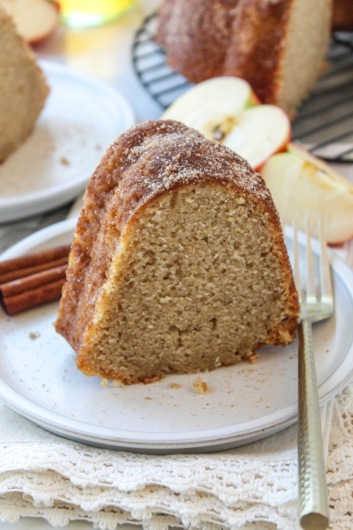 Apple Cider Donut Cake | Baking You Happier