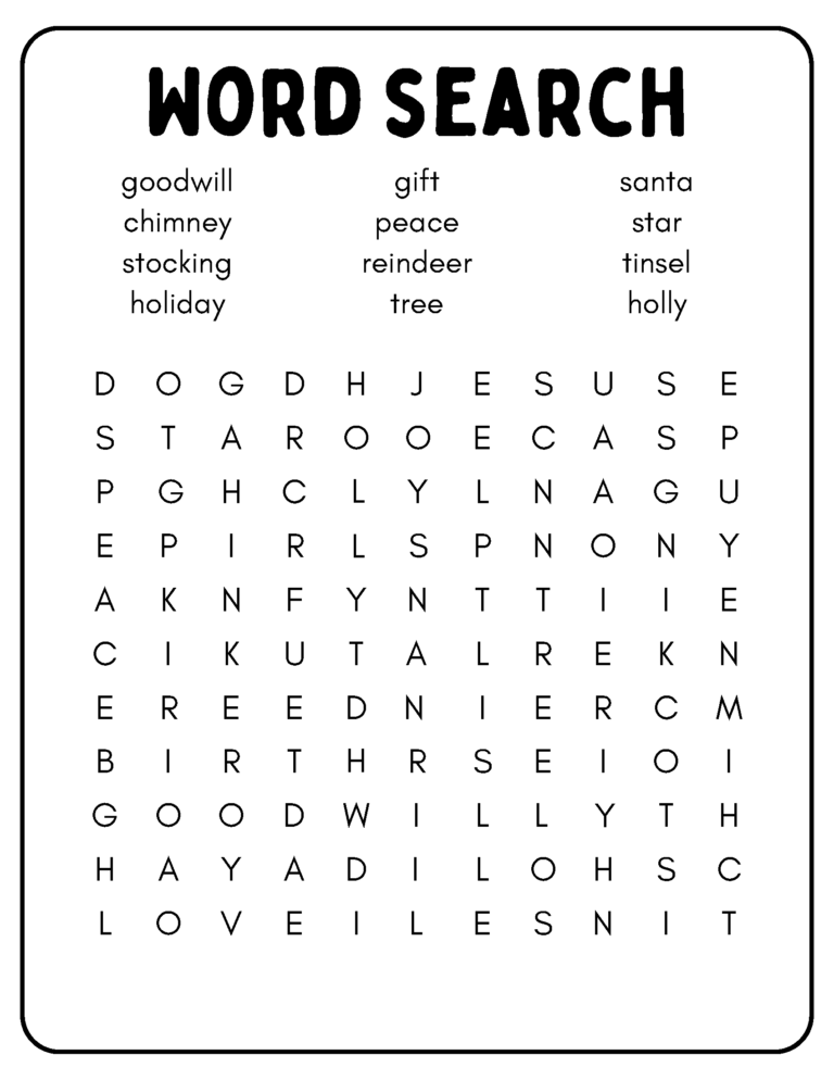 Free Printable Christmas Activity Sheets | Baking You Happier