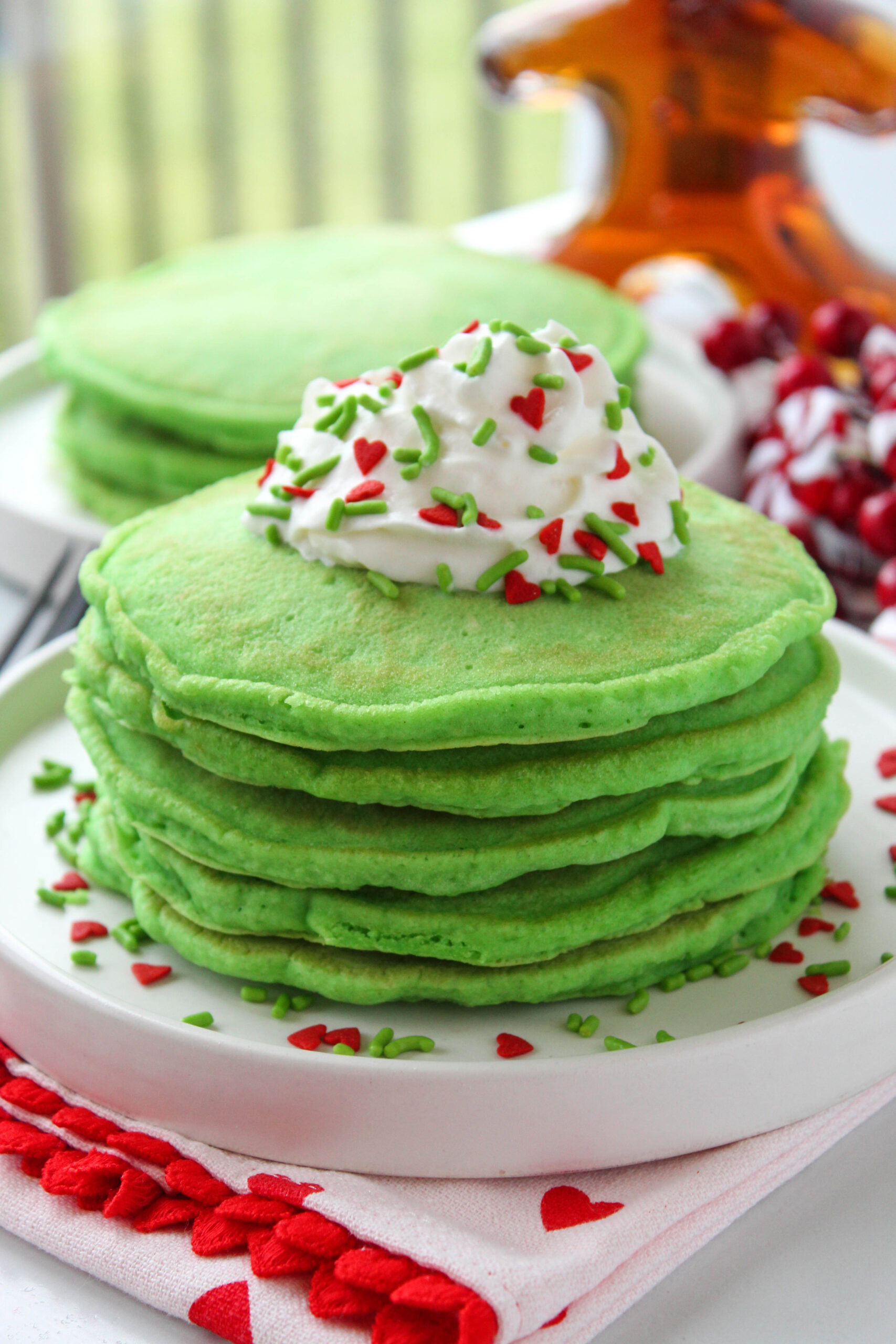 Grinch Pancakes | Baking You Happier