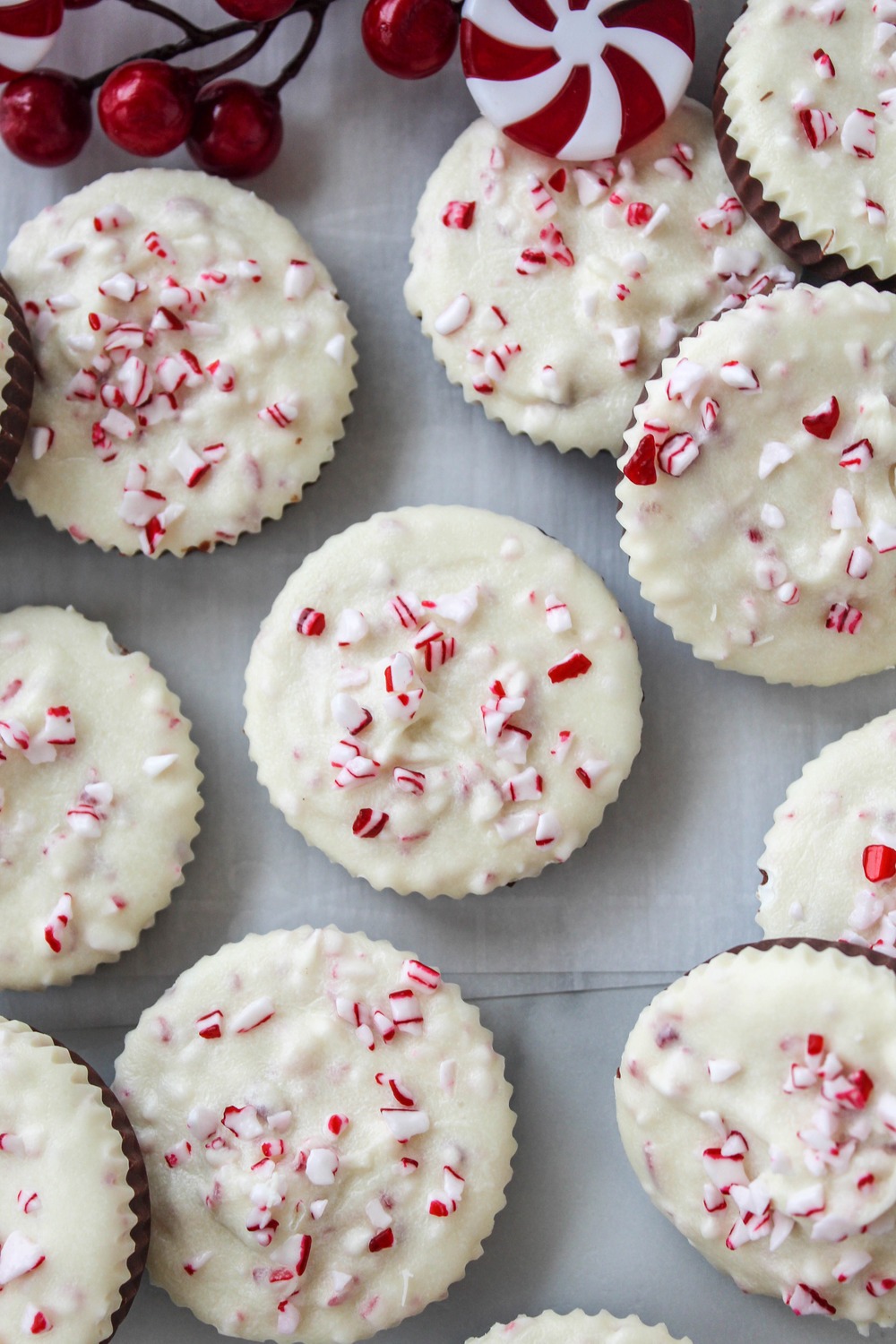 Peppermint Bark Cups - Baking You Happier
