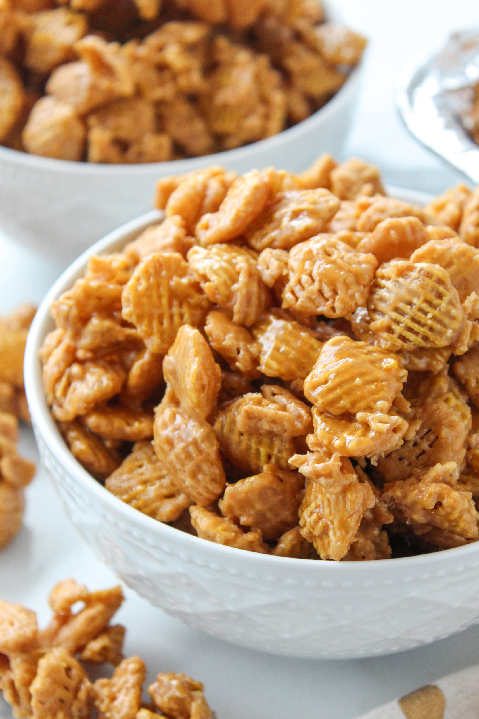 Caramel Crispix | Baking You Happier