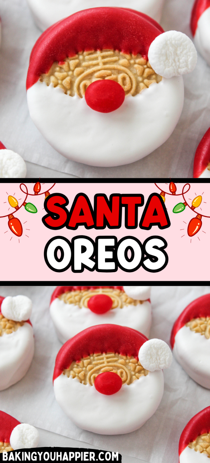 Santa Oreos | Baking You Happier