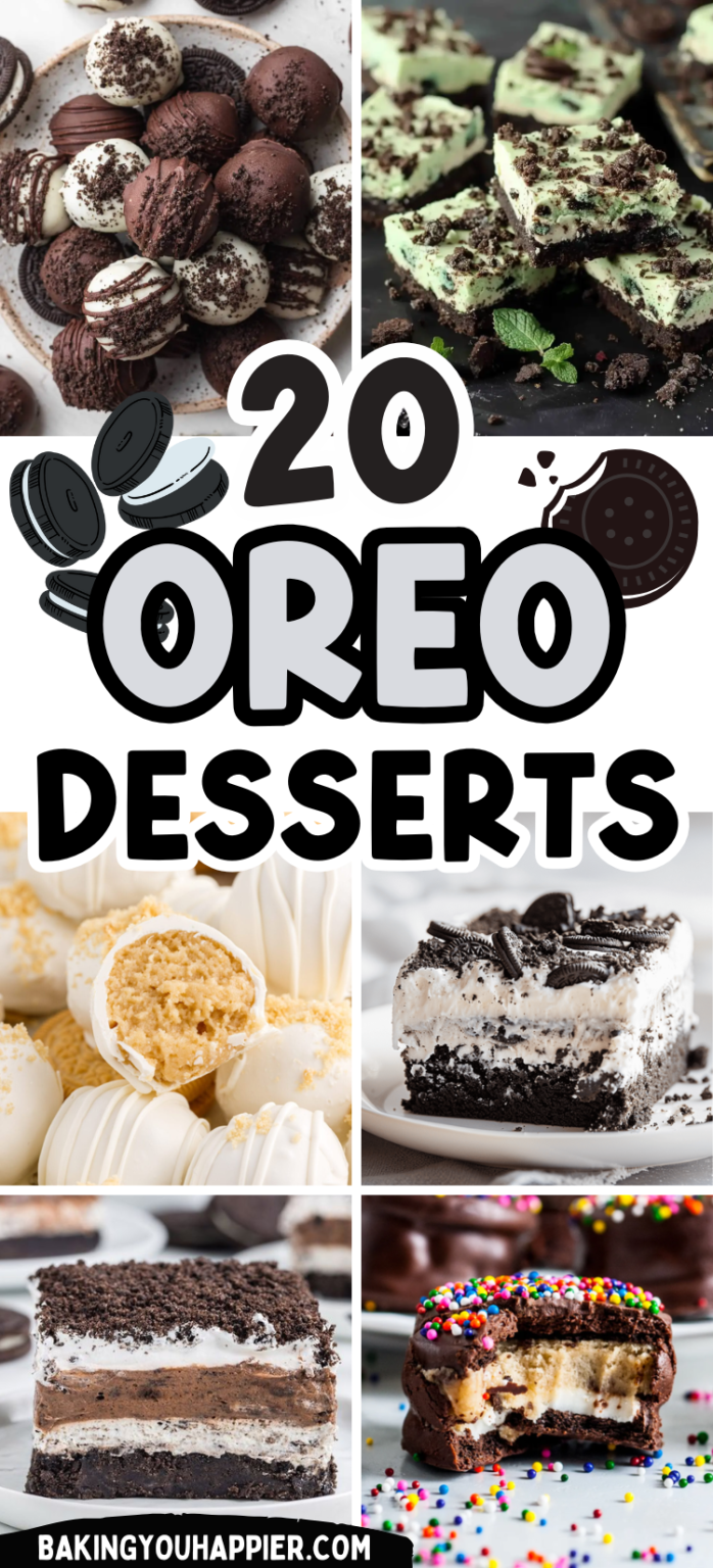 20 Oreo Dessert Recipes | Baking You Happier