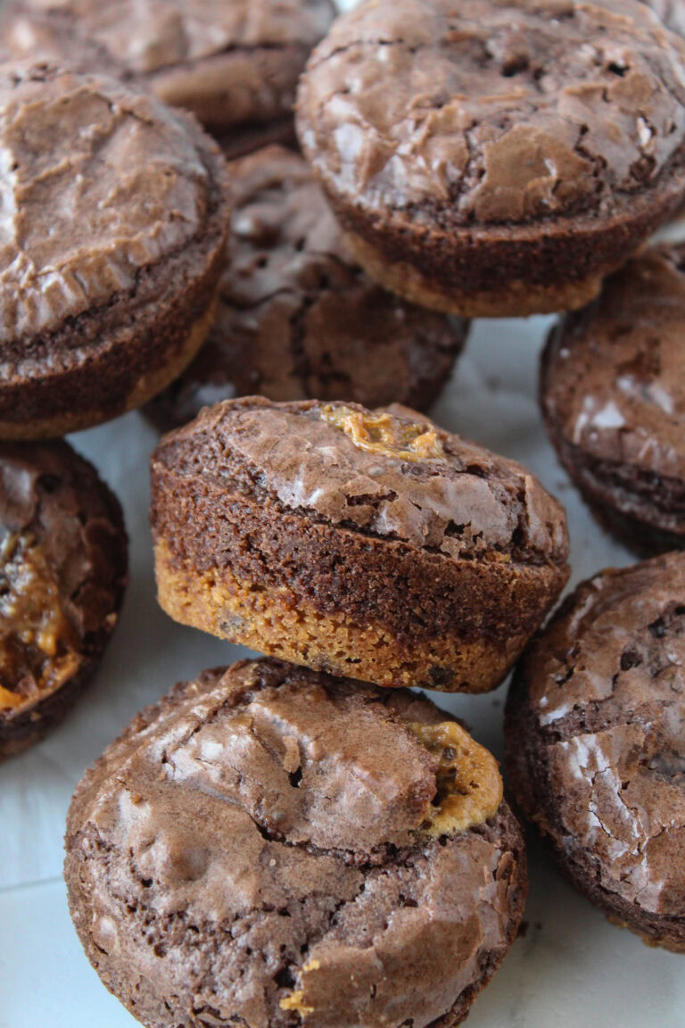 Rolo Brookie Cups | Baking You Happier