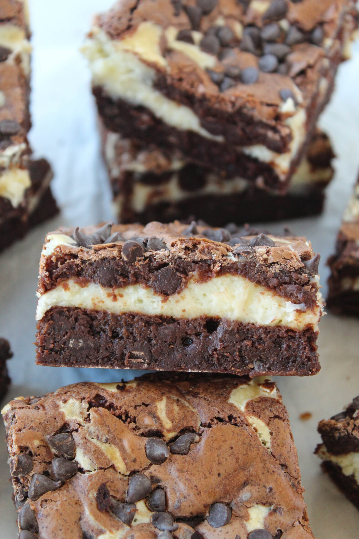 Cheesecake Brownies - Baking You Happier