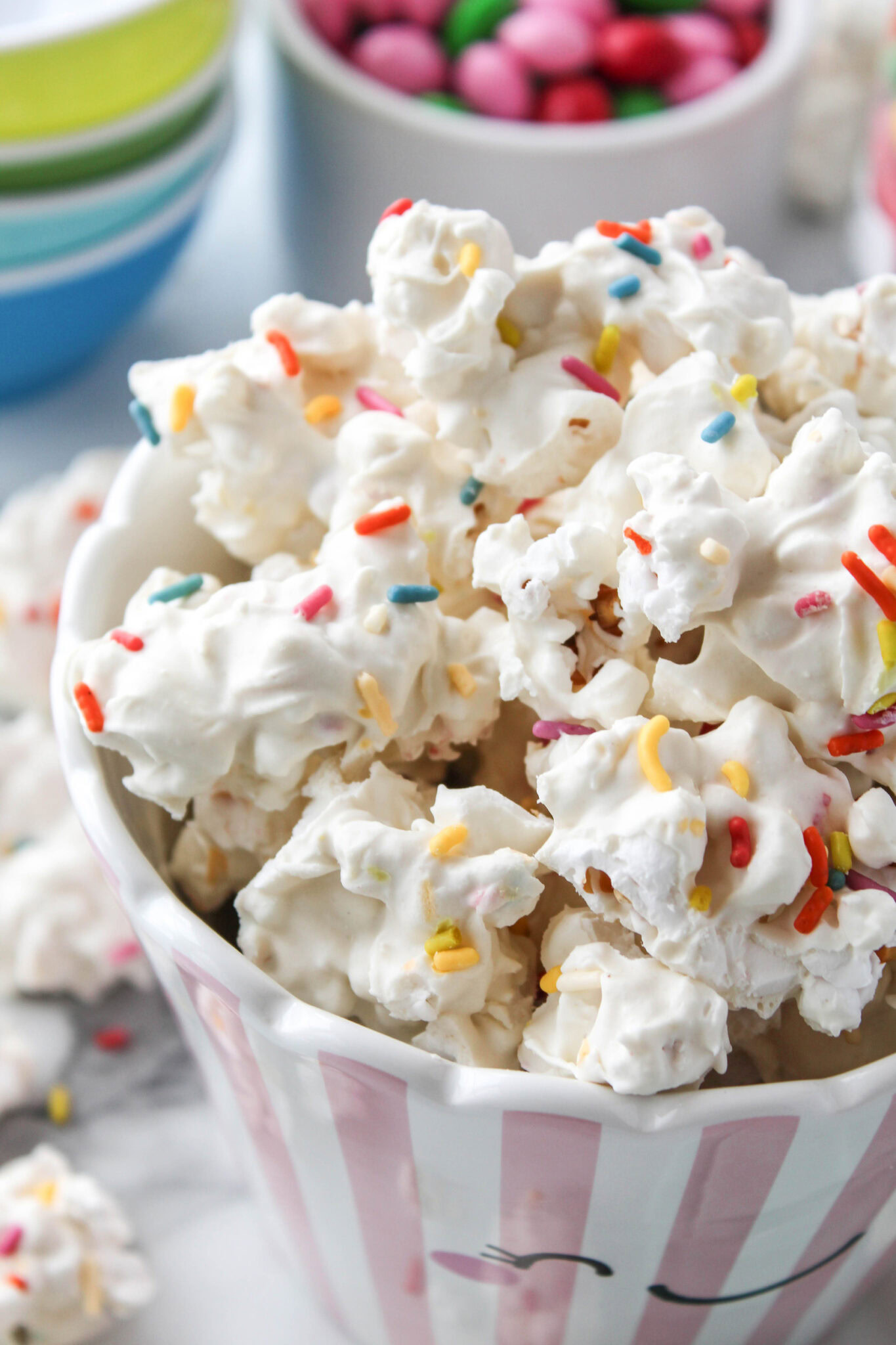 Birthday Cake Popcorn - Baking You Happier