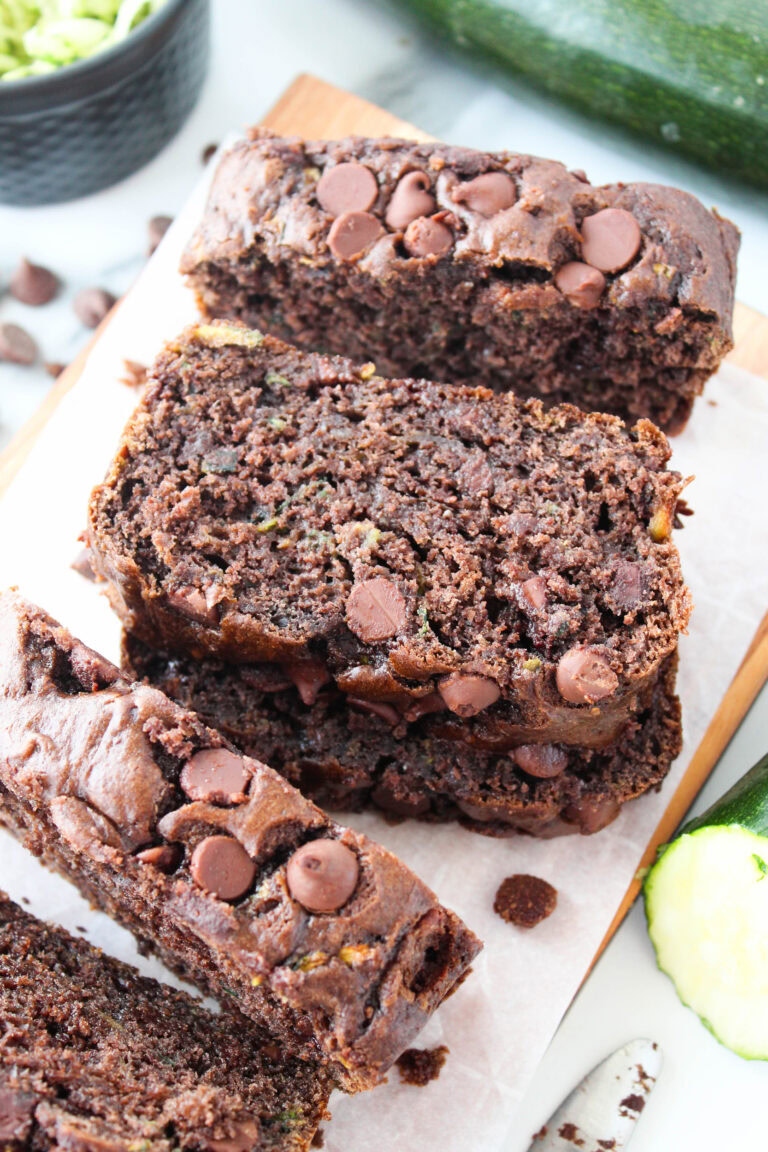 Chocolate Cake Mix Zucchini Bread | Baking You Happier