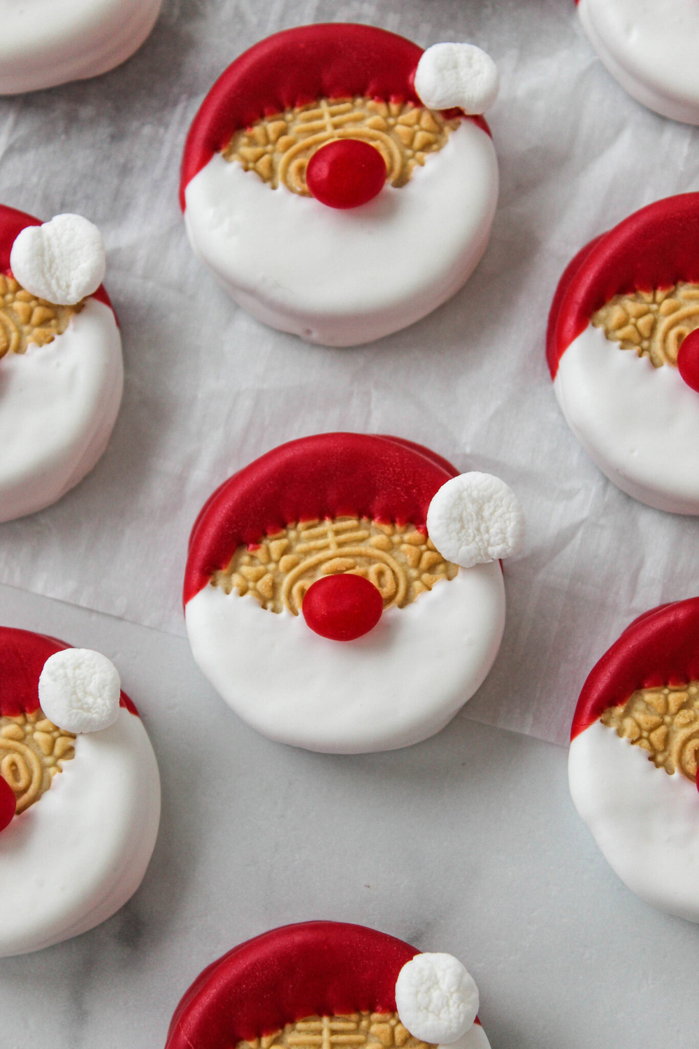 Santa Oreos - Baking You Happier
