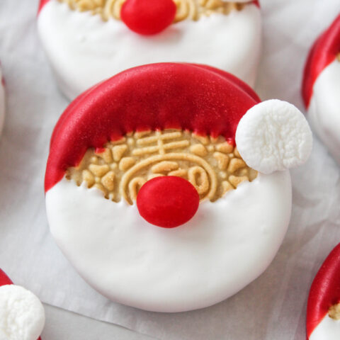 Santa Oreos - Baking You Happier