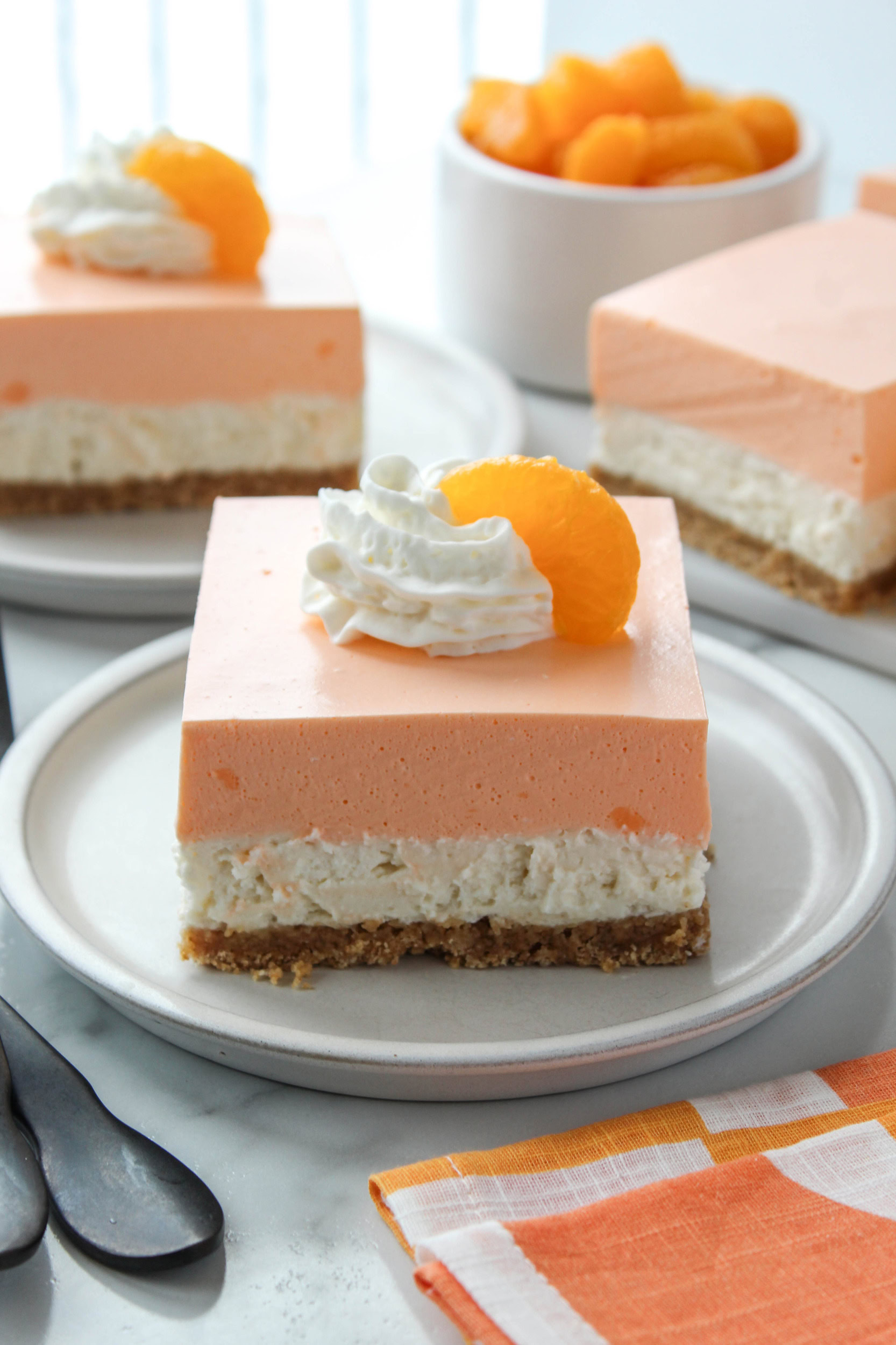 Orange Creamsicle Dream Bars - Baking You Happier