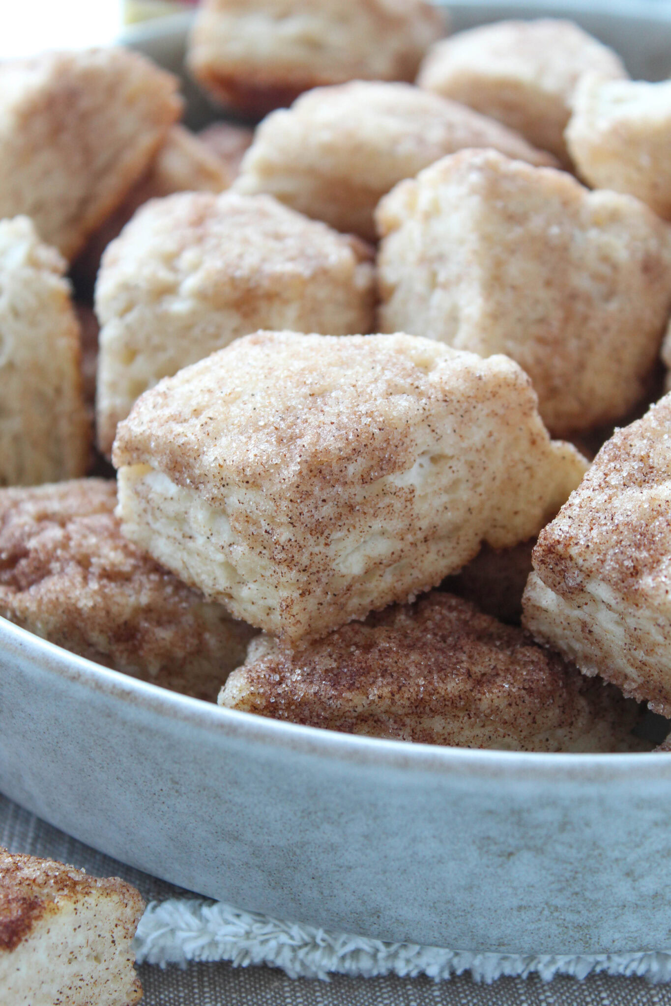 Cinnamon Sugar Biscuit Bites | Baking You Happier