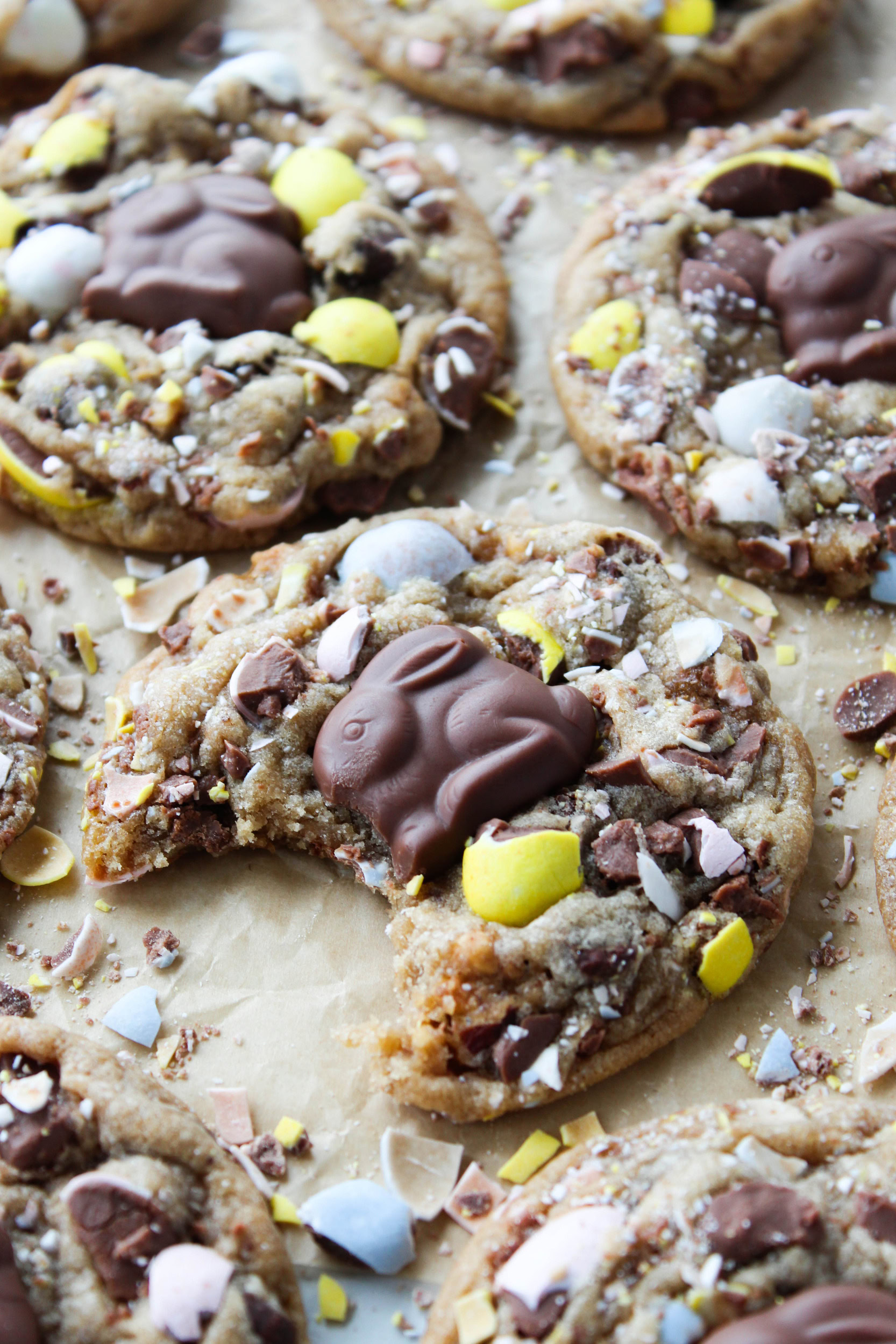Cadbury Egg Cookies - Baking You Happier