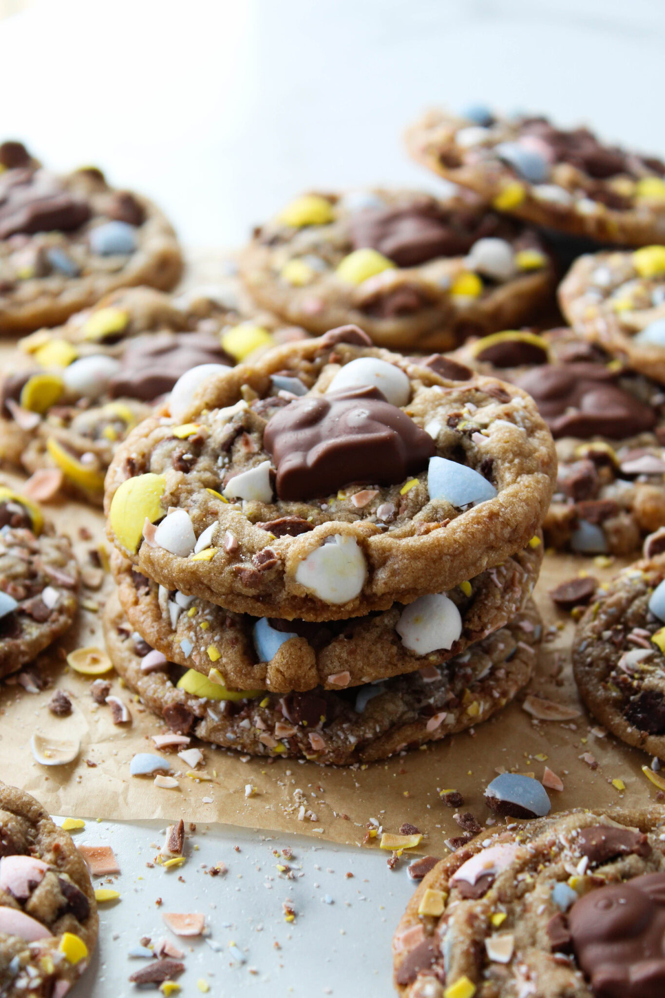 Cadbury Egg Cookies - Baking You Happier