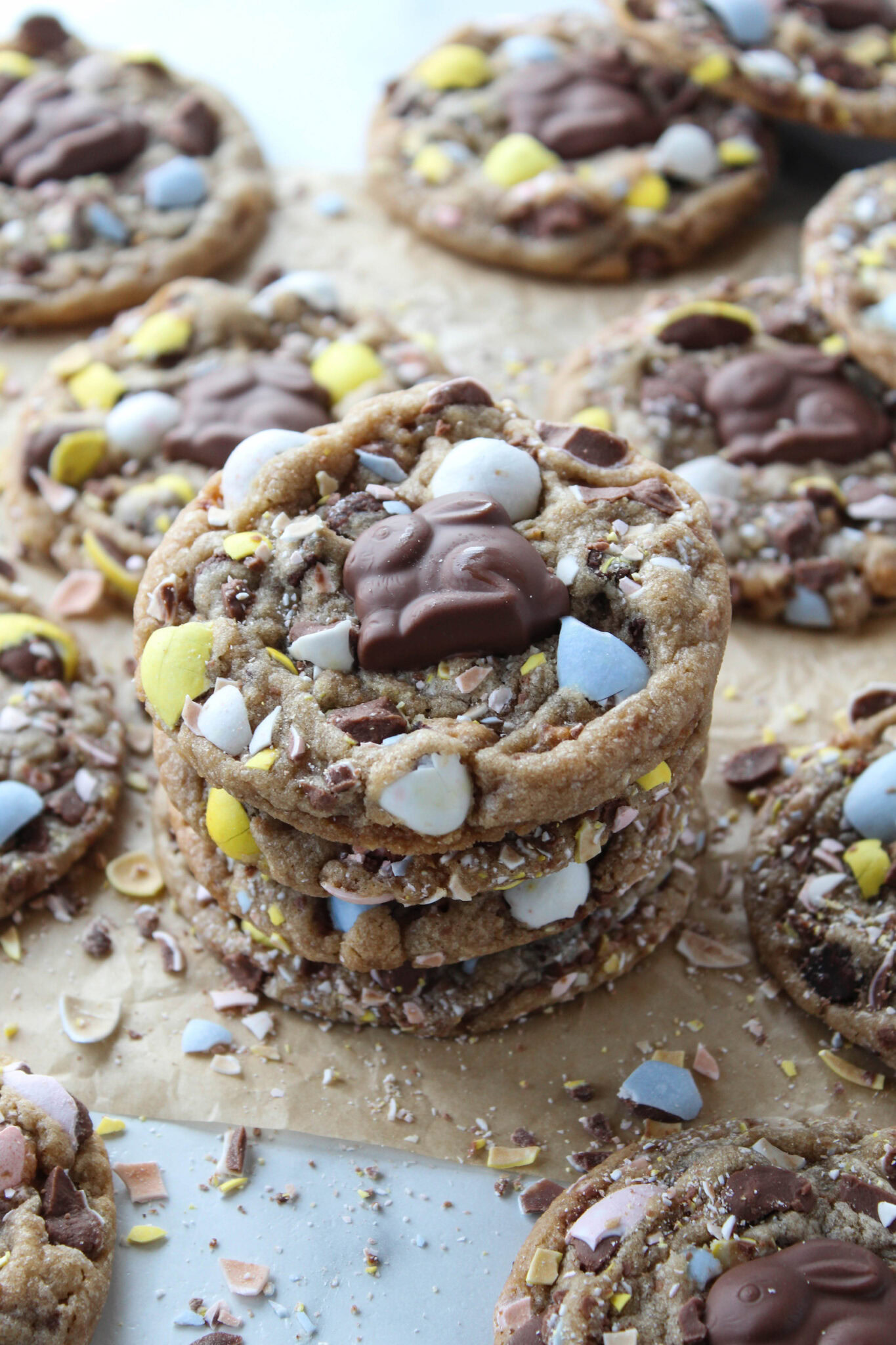 Cadbury Egg Cookies - Baking You Happier
