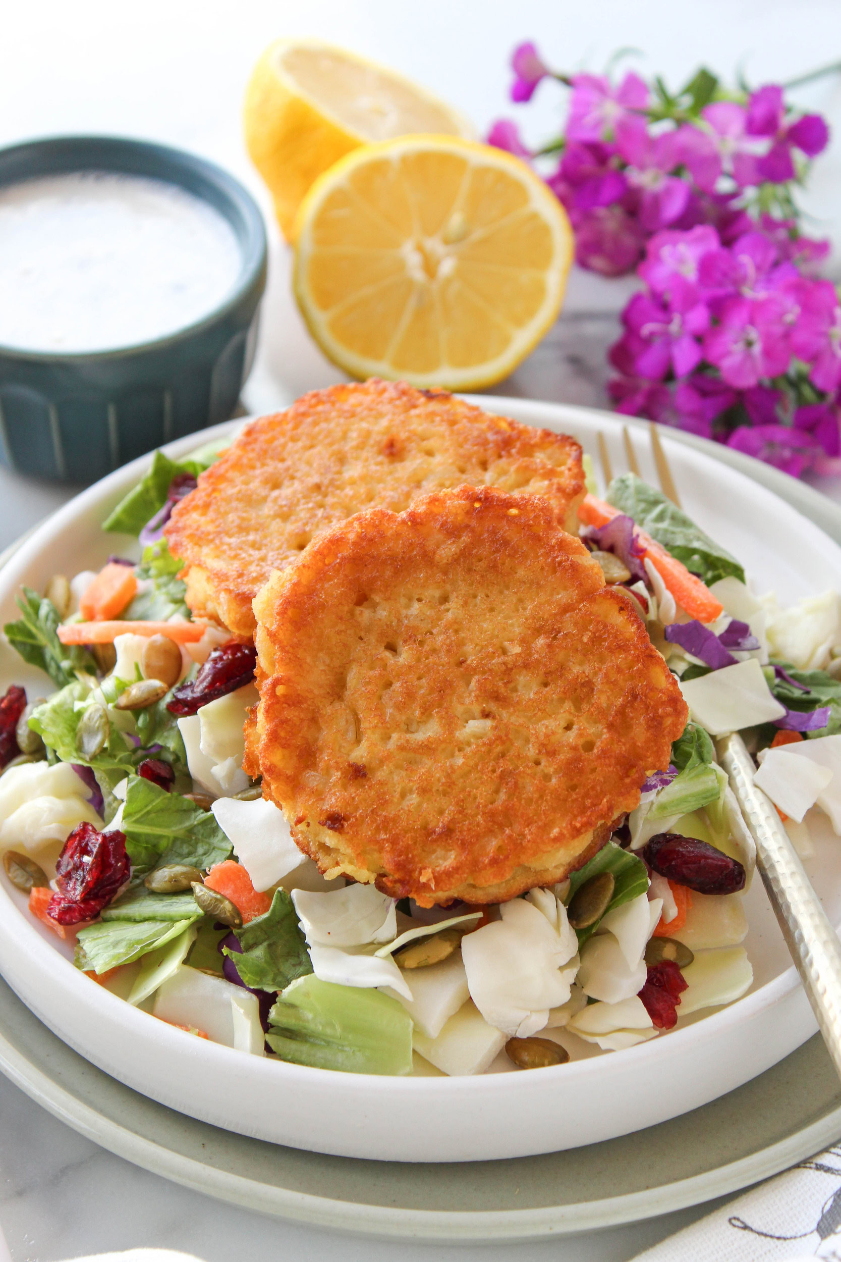 Vegan Chickpea Patties - Baking You Happier