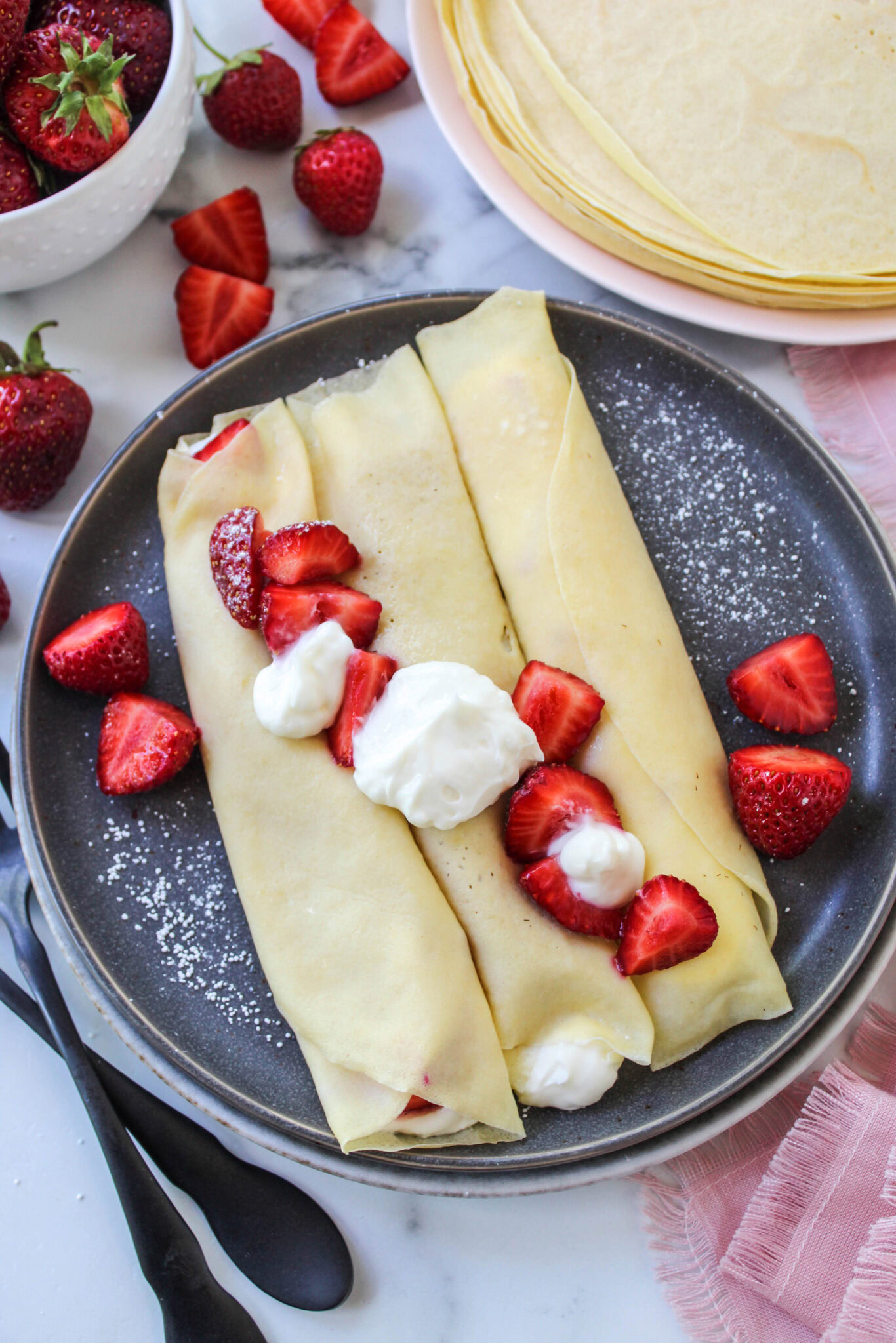 Easy Crepes - Baking You Happier